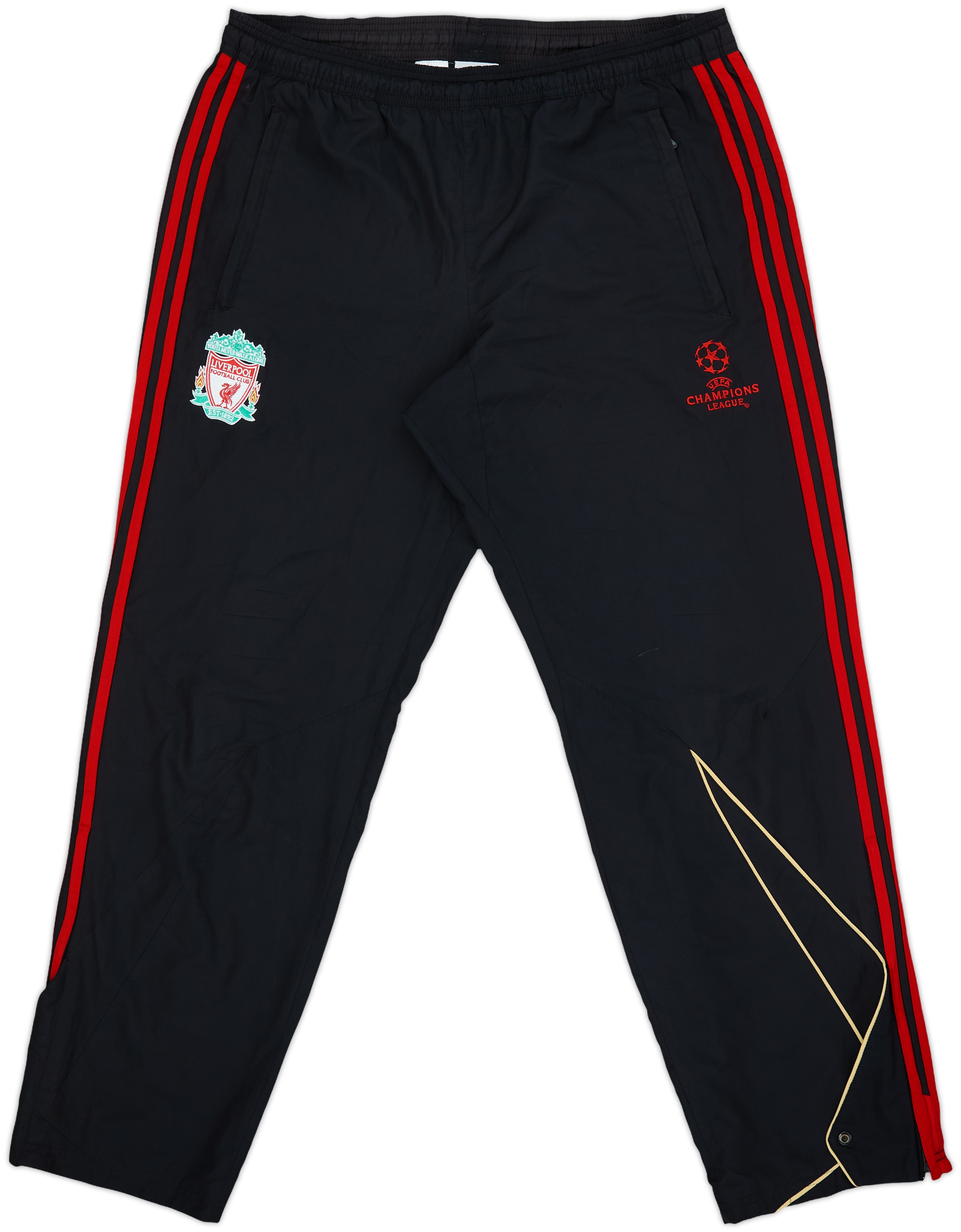 2009-10 Liverpool adidas CL Track Pants/Bottoms - 6/10 - (L)