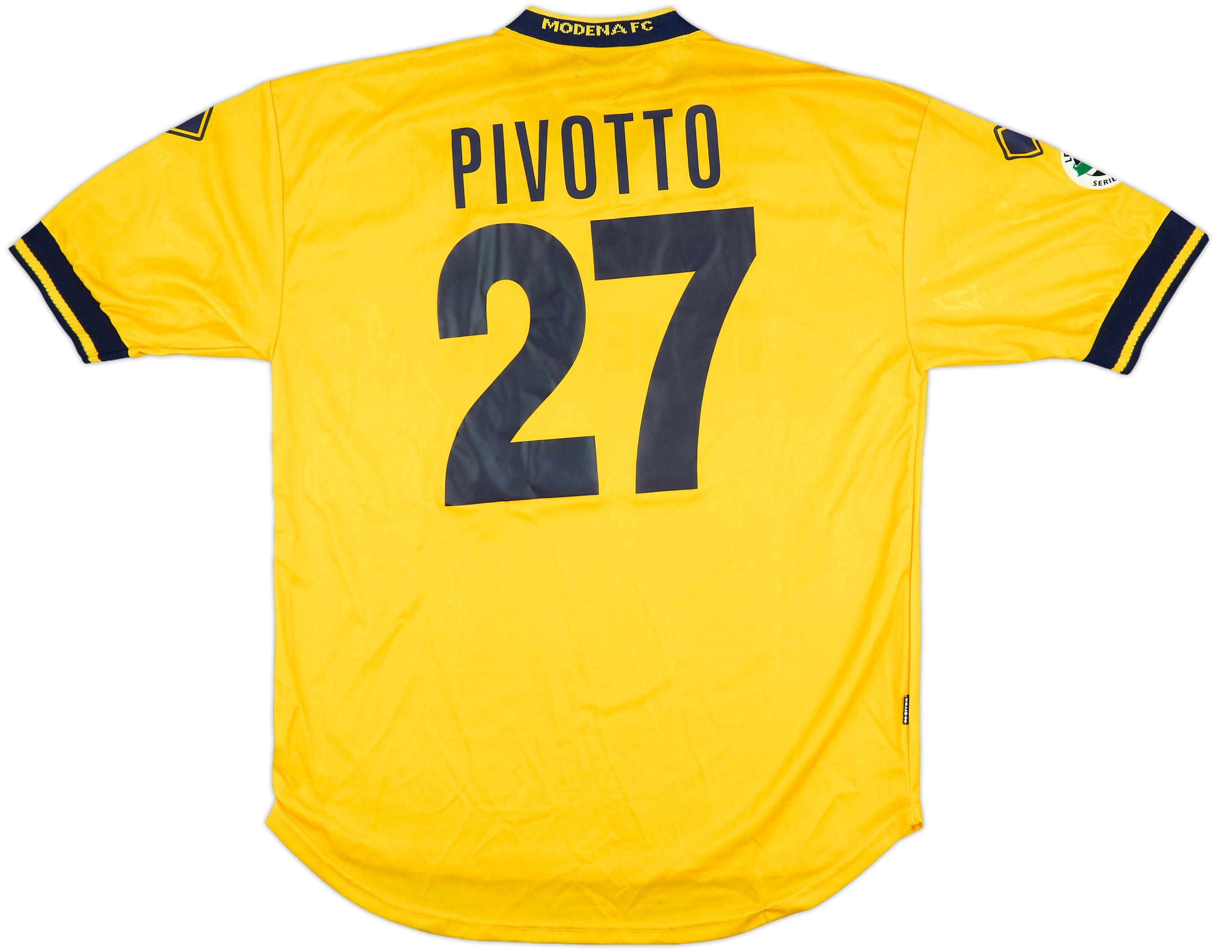 2004-05 Modena Match Issue Home Shirt Pivotto #27