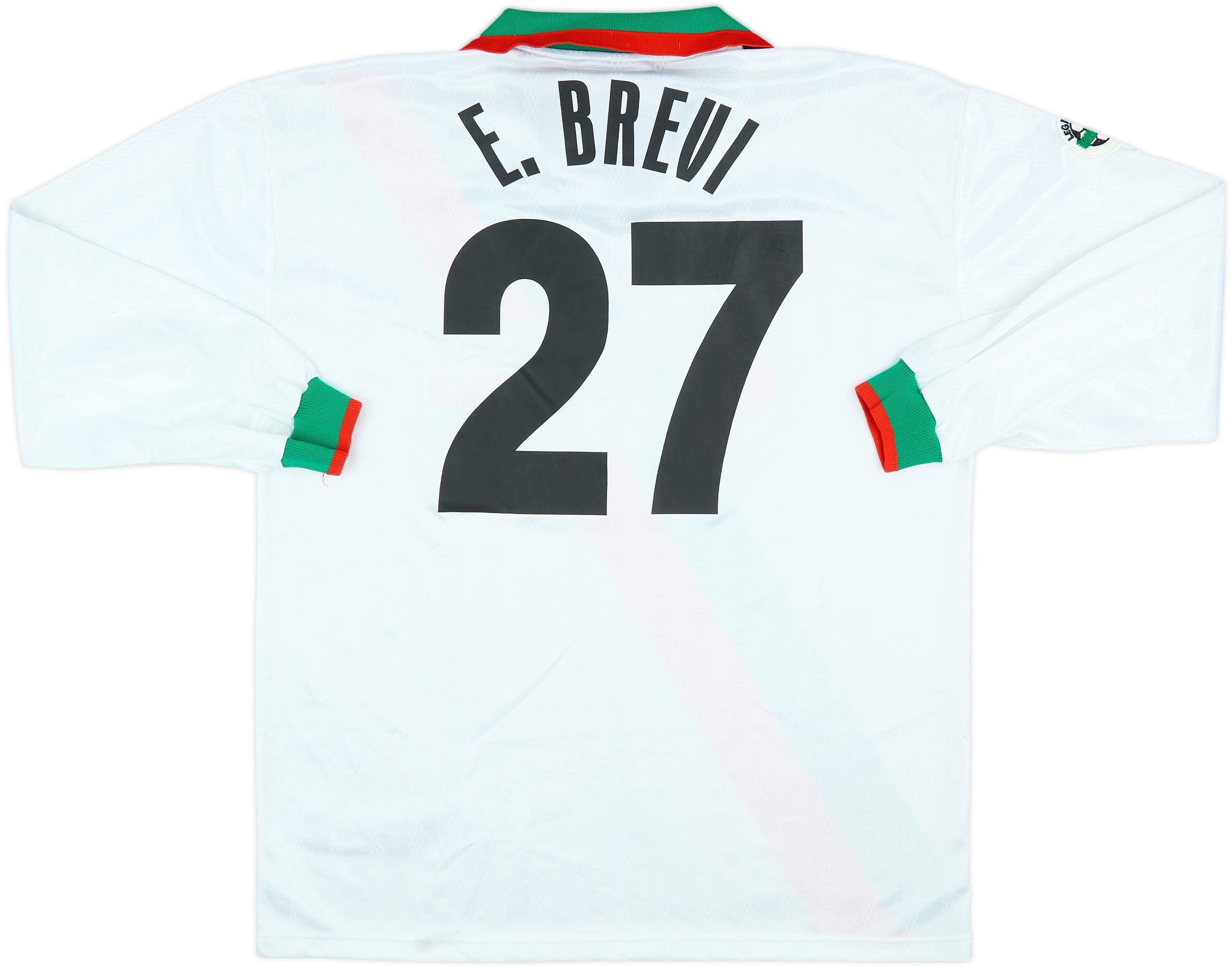 2001-02 Ternana Match Issue Away L/S Shirt E. Brevi #27