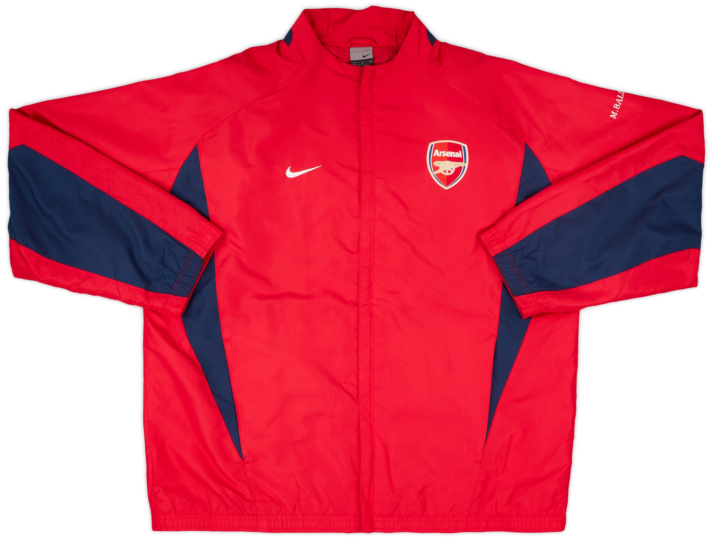 2003-04 Arsenal Nike Track Jacket - 8/10 - (L)