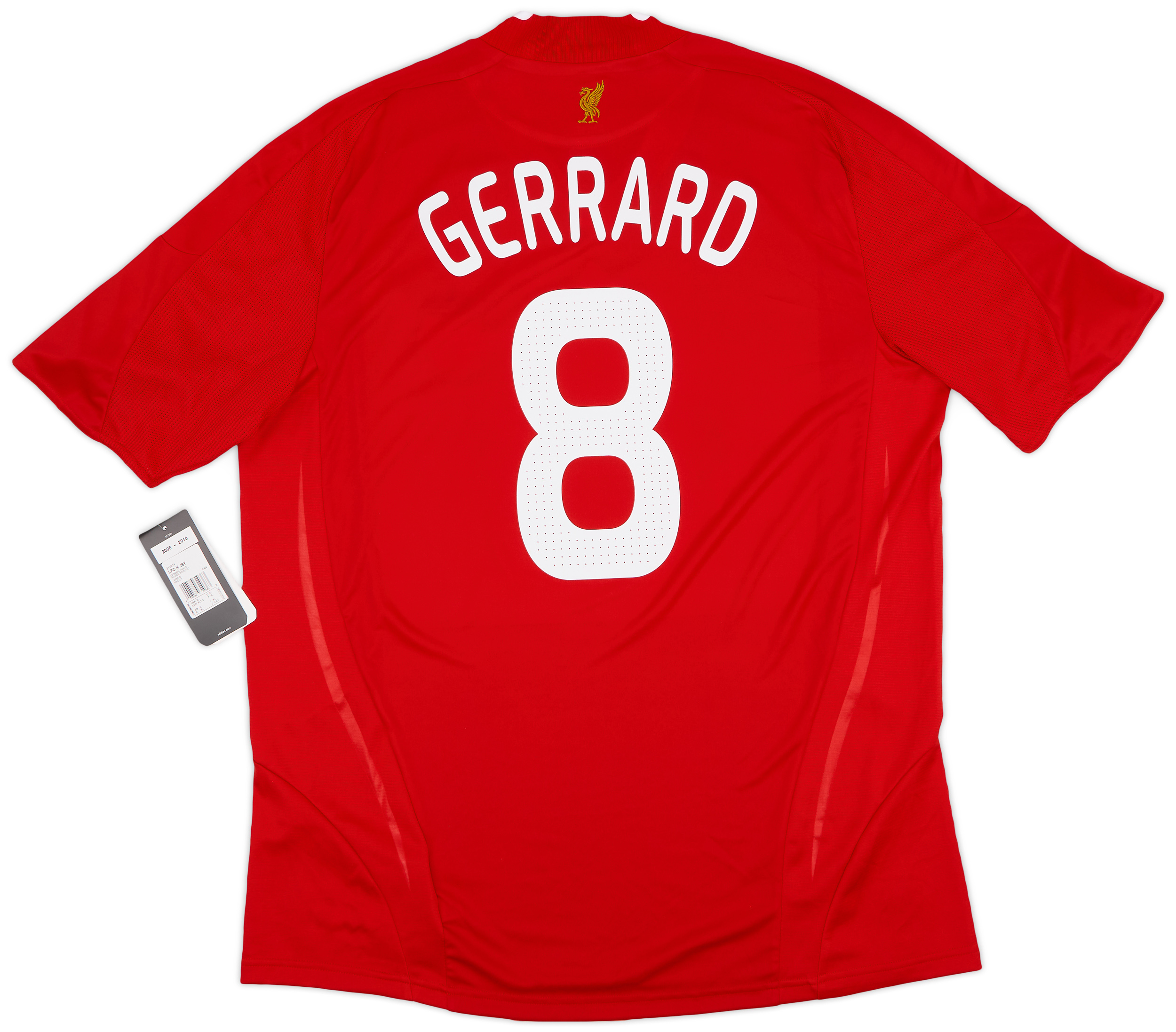 2008-10 Liverpool Home Shirt Gerrard #8 (XL)