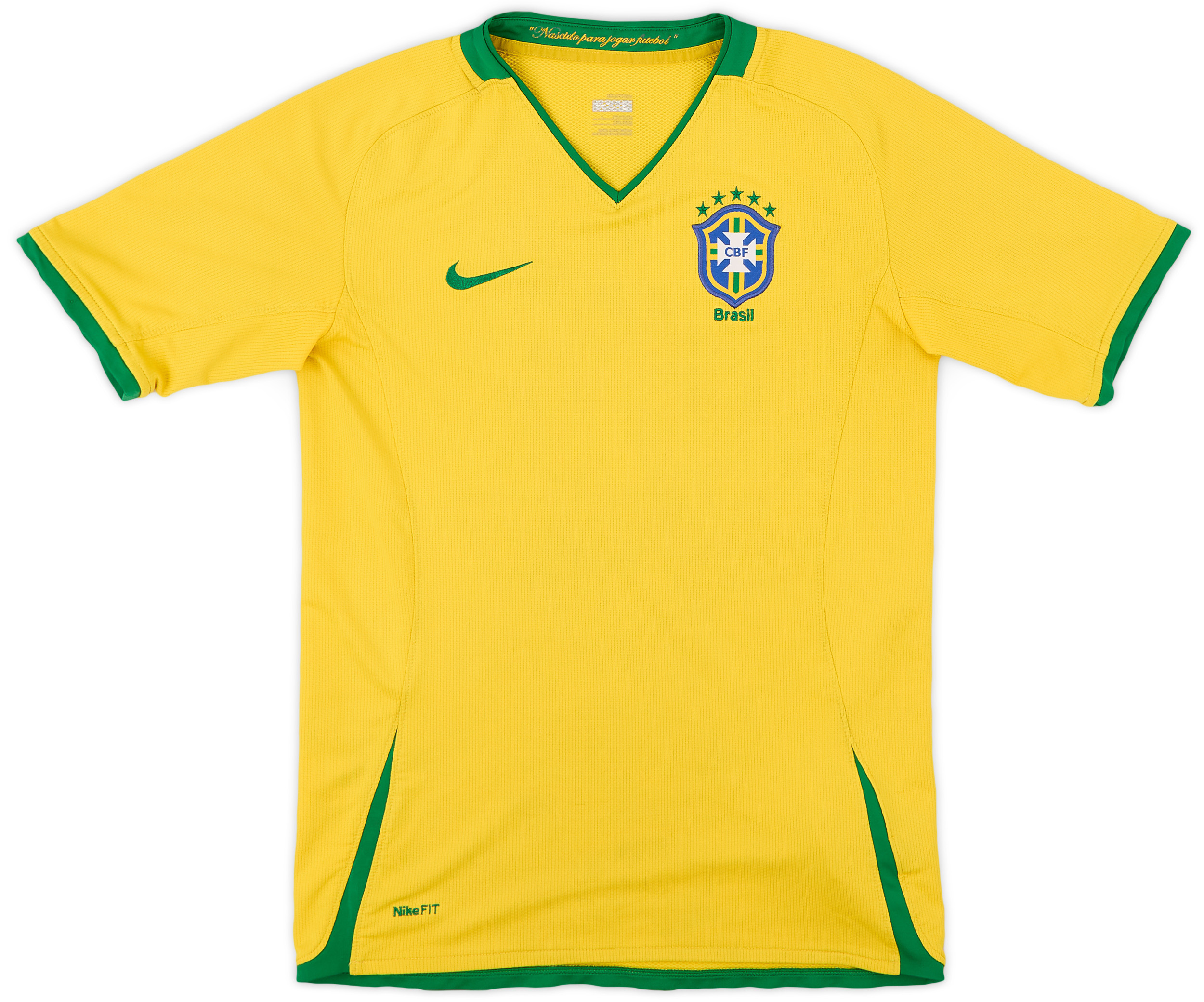 2008-10 Brazil Home Shirt - 6/10 - (L.Boys)