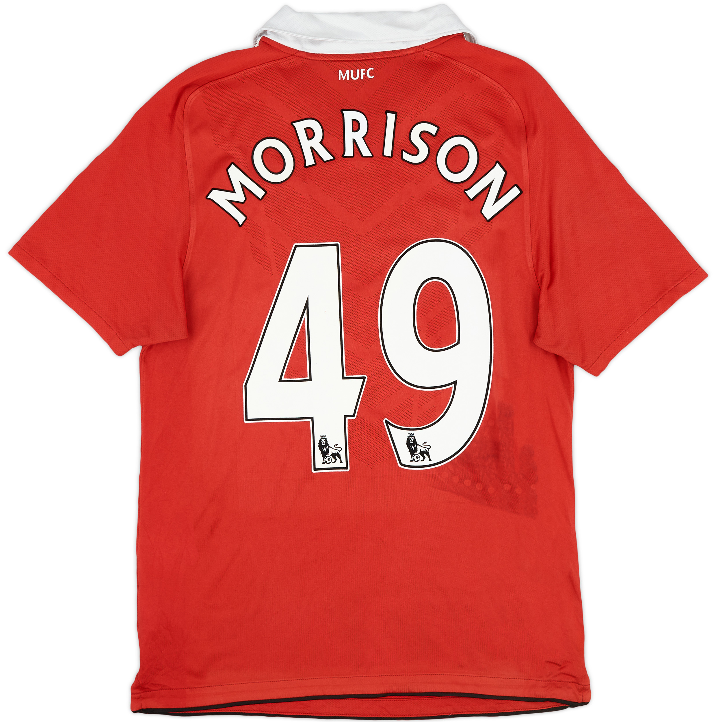 2010-11 Manchester United Home Shirt Morrison #49 - 3/10 - (M)