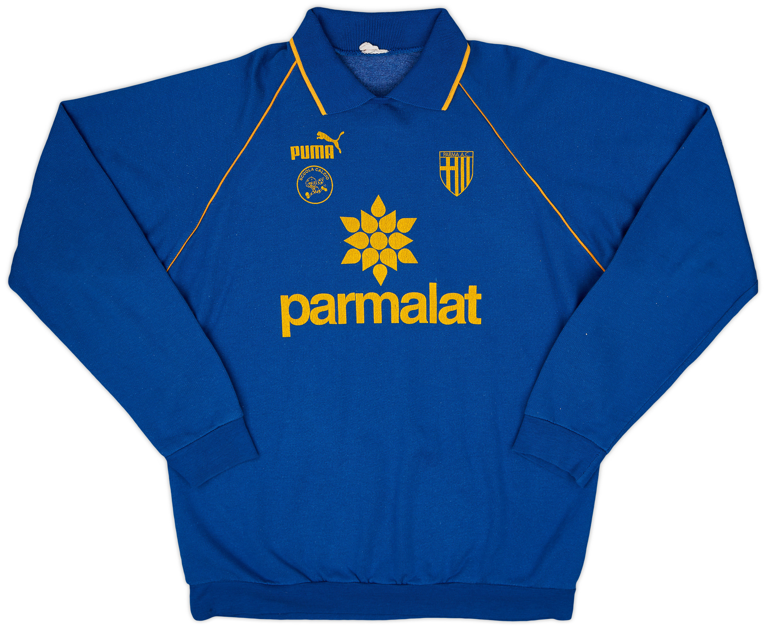 1995-96 Parma 'Scuola Calcio' Puma Training Top - 8/10 - (XXL)