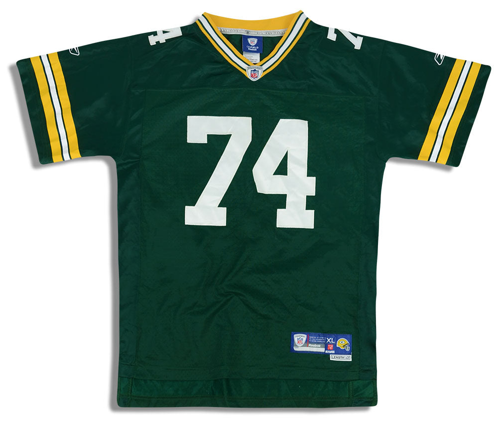 2008-09 Green Bay Packers Kampman #74 Reebok Premier Jersey (Home) Y