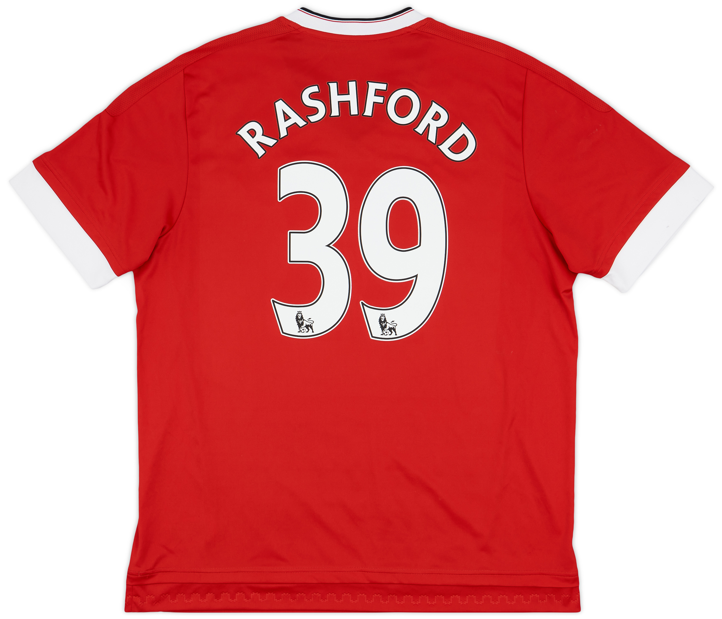 2015-16 Manchester United Home Shirt Rashford #39 - 8/10 - (XL)