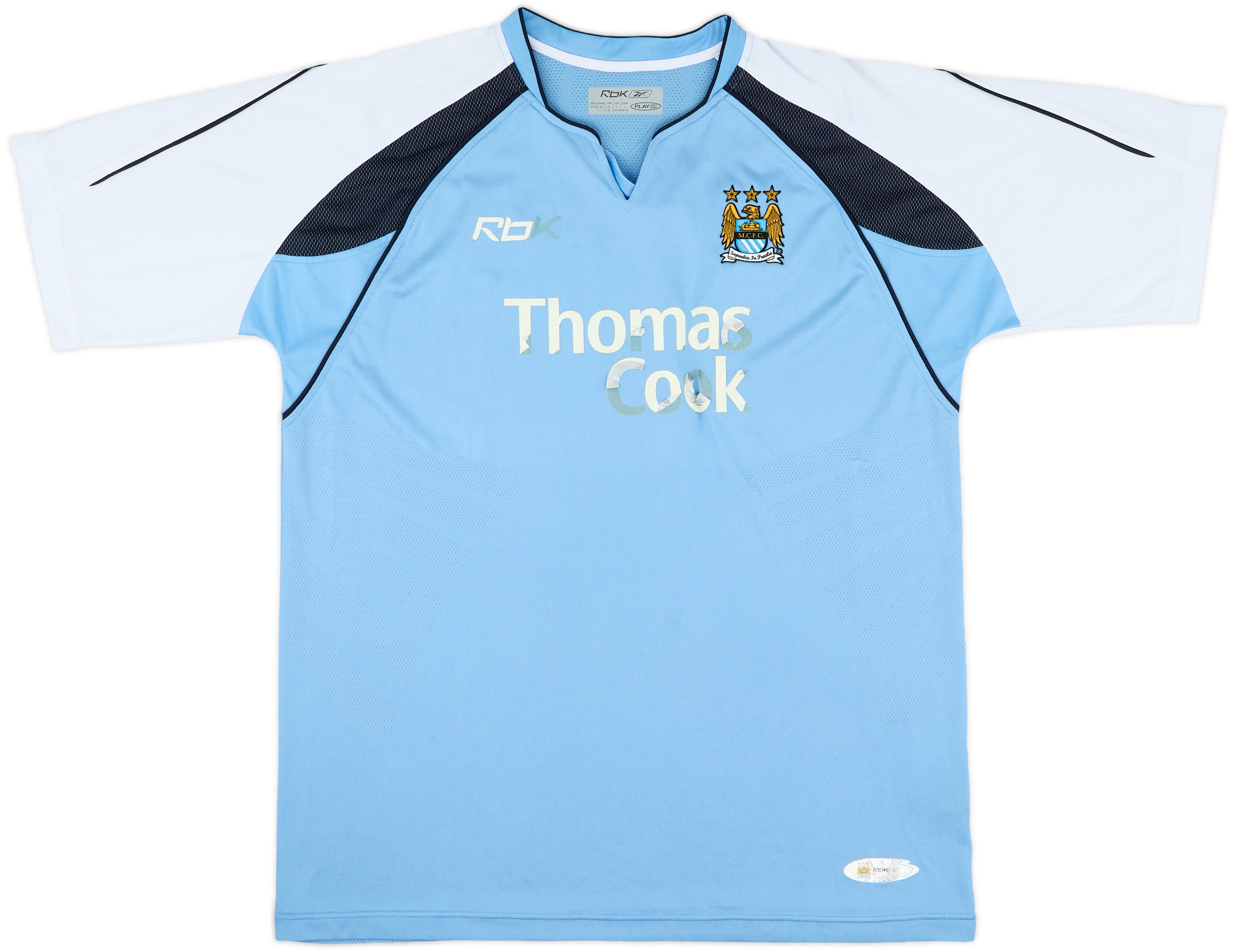 2006-07 Manchester City Home Shirt - 4/10 - (L)