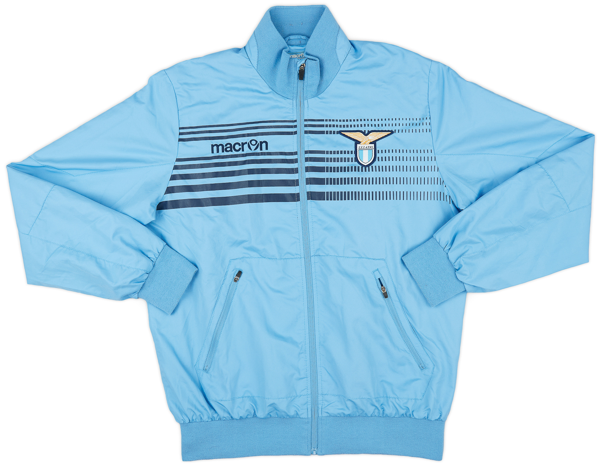 2010s Lazio Macron Track Jacket - 9/10 - (XL.Boys)