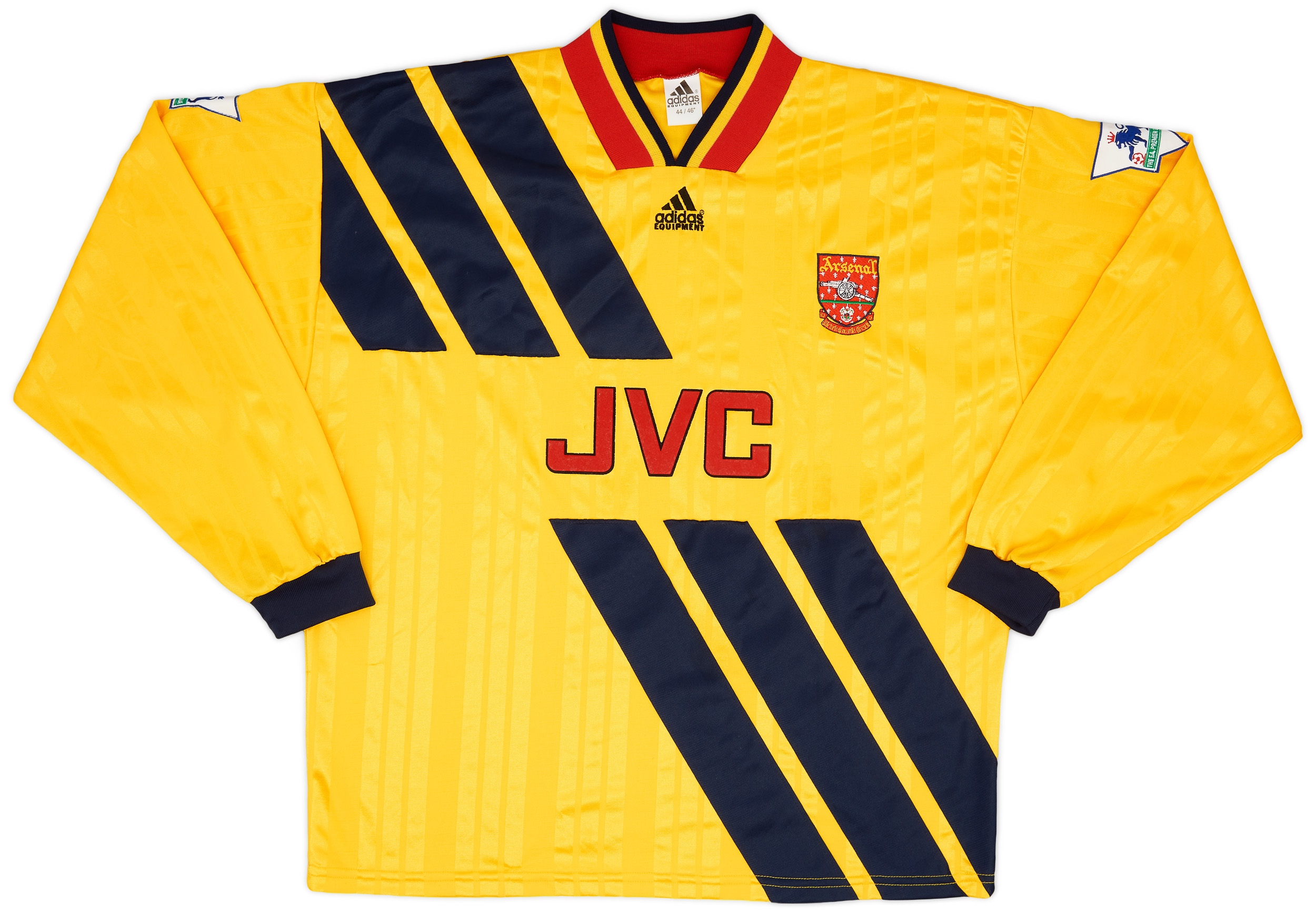 1993-94 Arsenal Player Issue Away L/S Shirt - 9/10 - (L/XL)