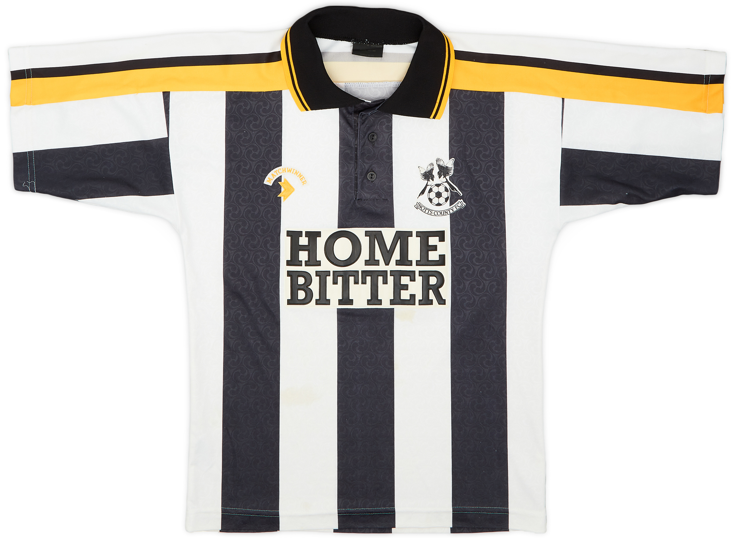 1991-93 Notts County Home Shirt - 9/10 - (S)