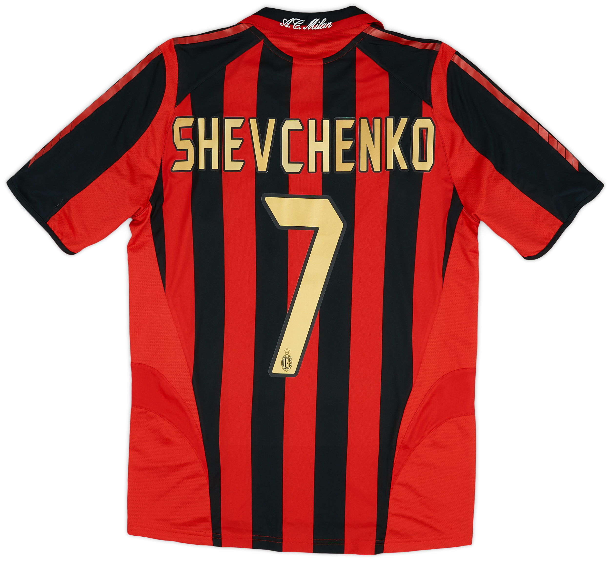 2005-06 AC Milan Home Shirt Shevchenko #7 - 9/10 - (S)