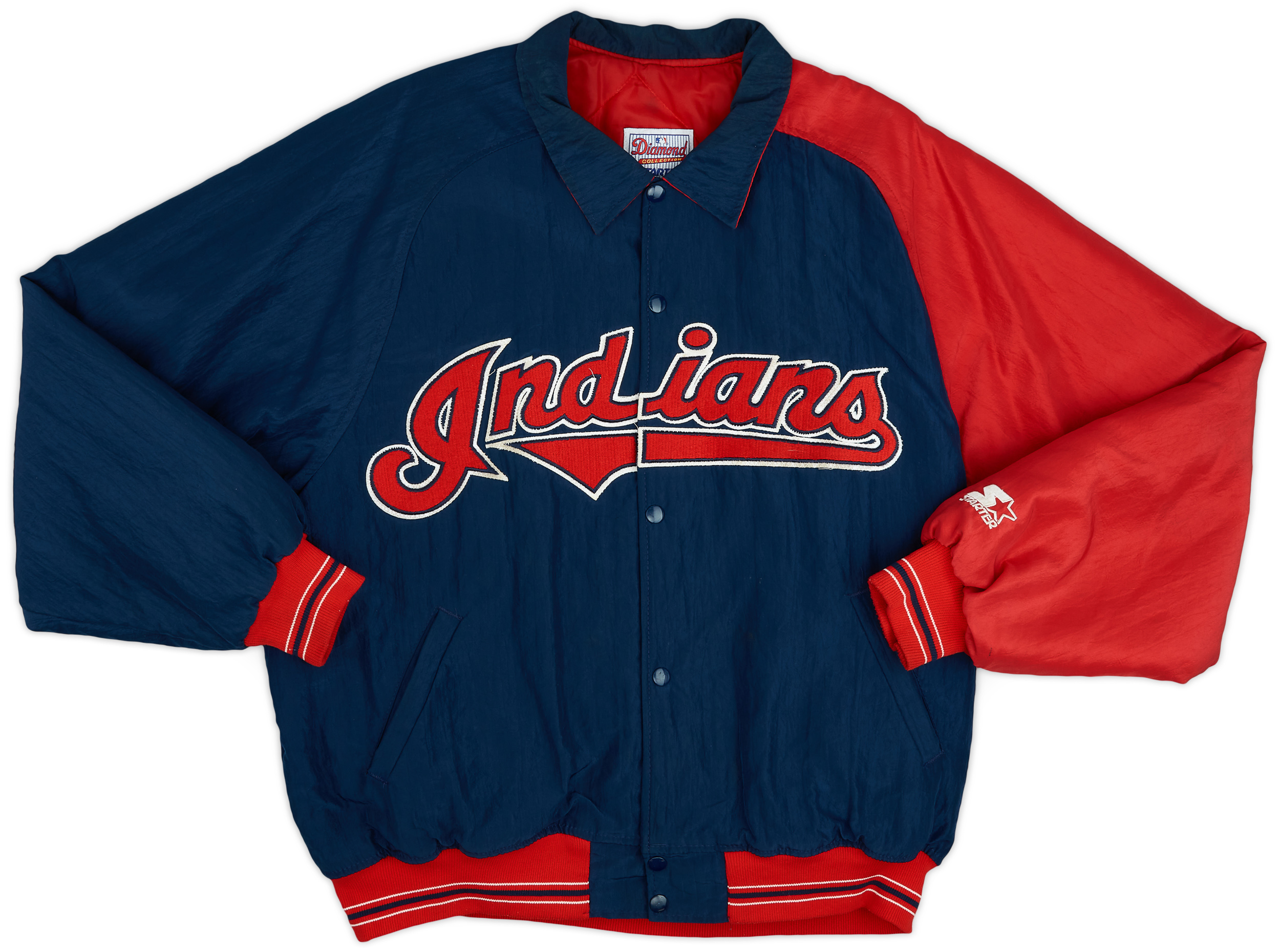 1990s Cleveland Indians Starter Dugout Jacket (Excellent) XL