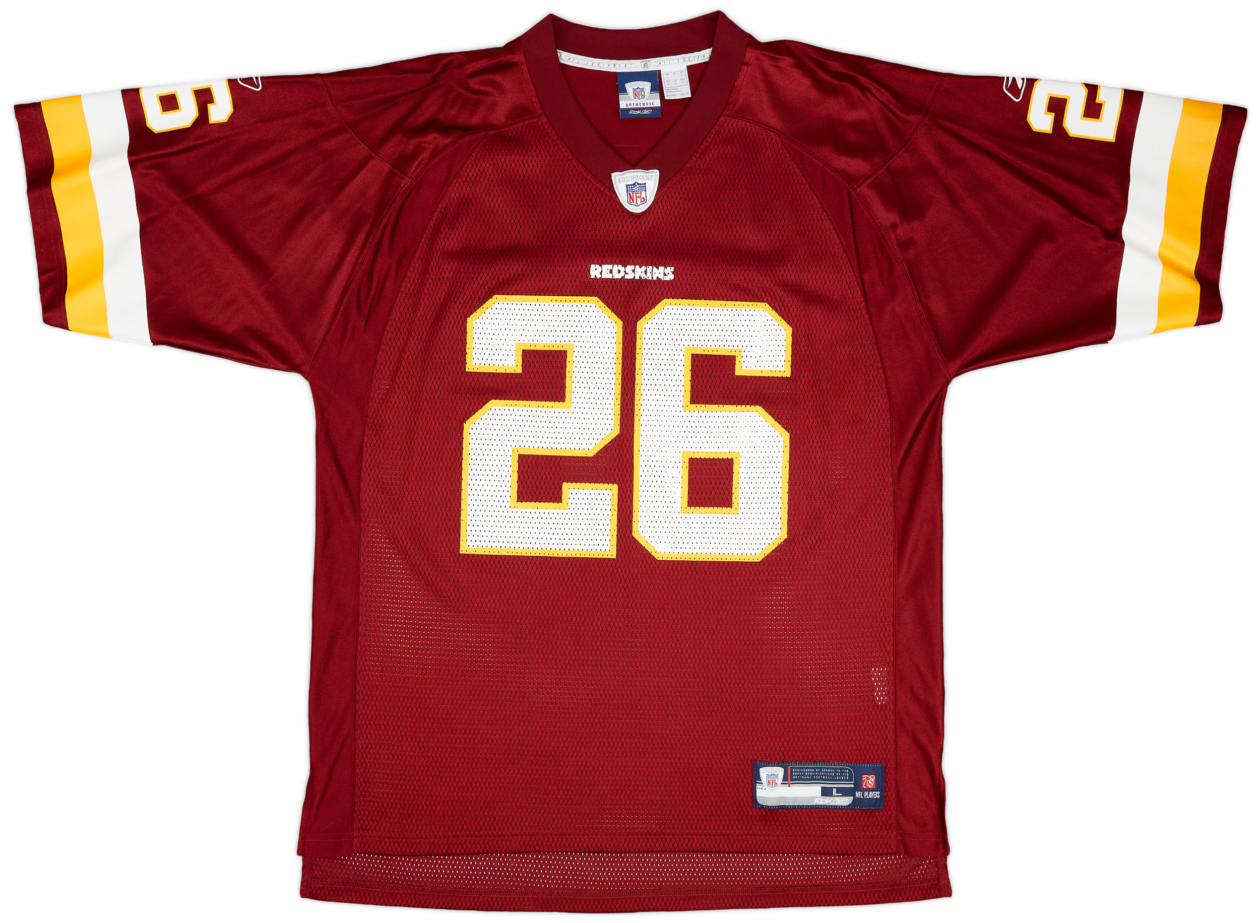 2007 Washington Redskins Portis #26 Reebok On Field Home Jersey ...