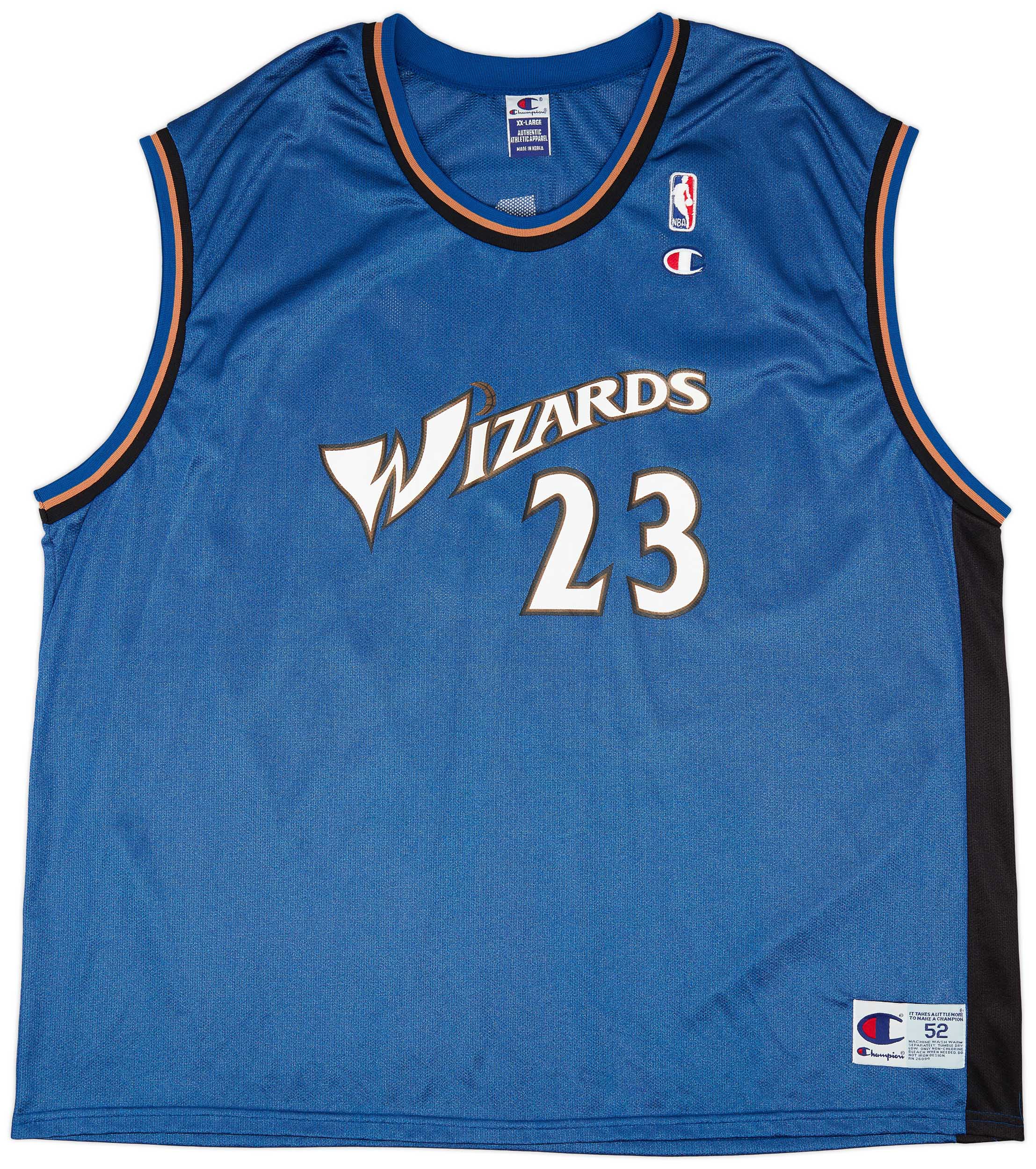 2001-02 Washington Wizards Jordan #23 Champion Away Jersey (Excellent) XXL