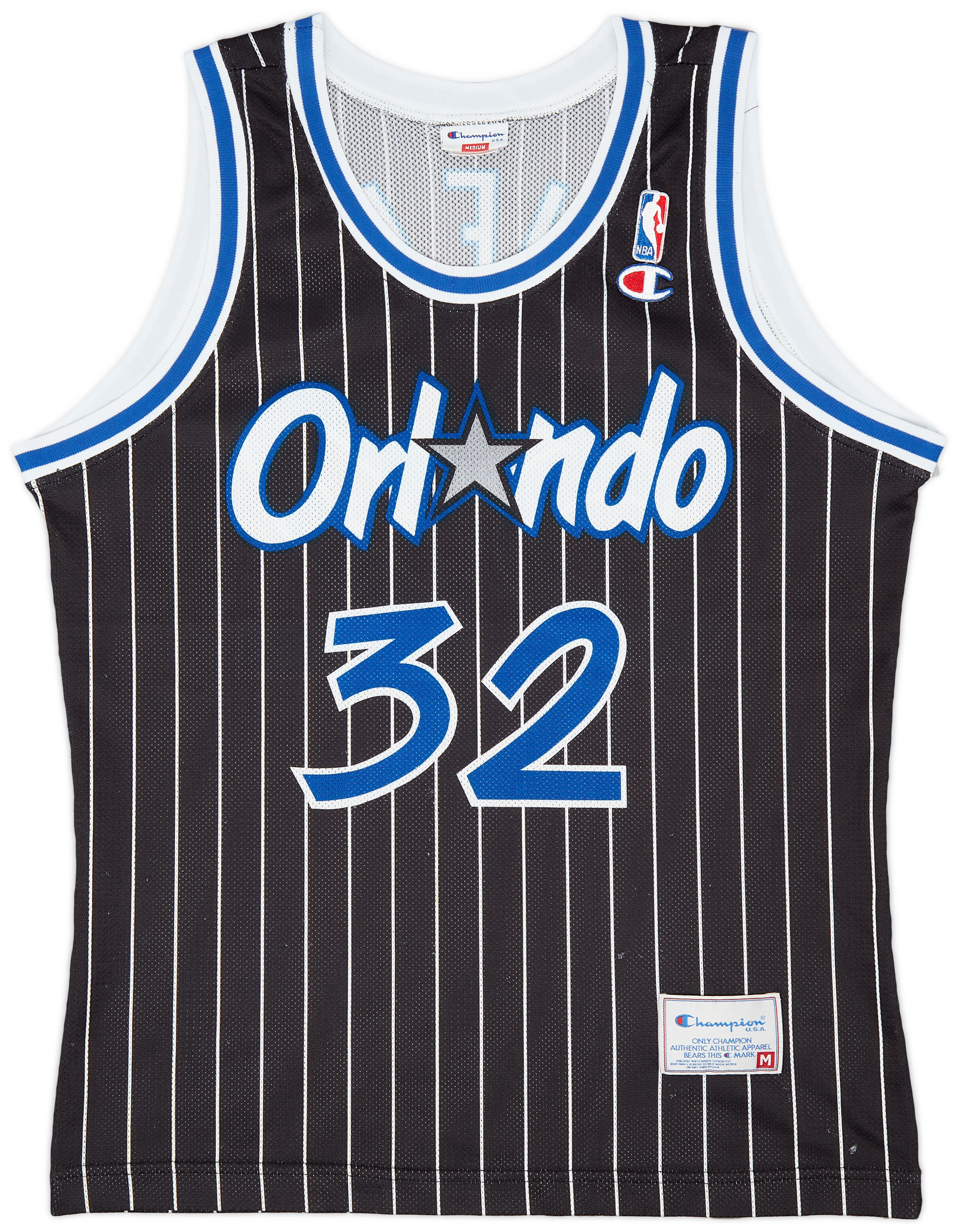1992-94 Orlando Magic O'Neal #32 Champion Away Jersey (Very Good) M