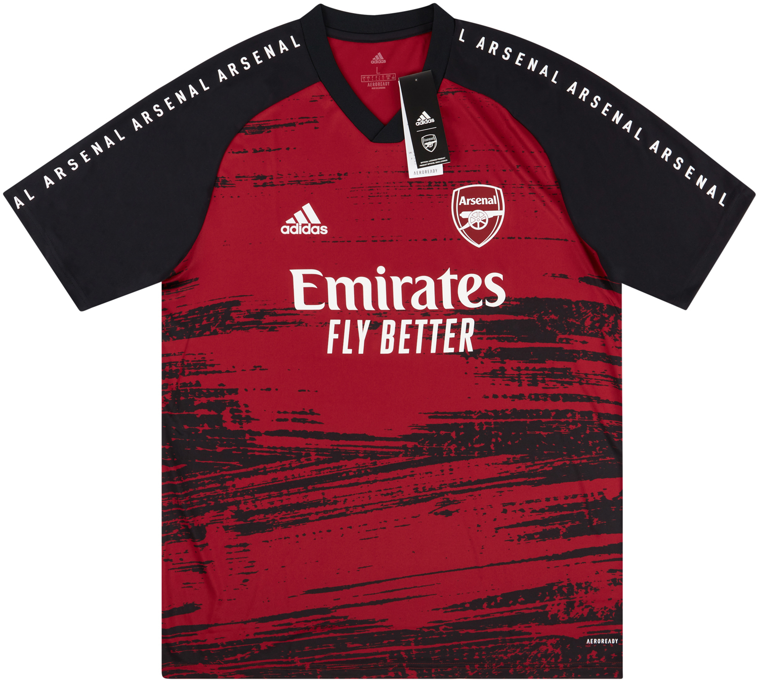 2020-21 Arsenal adidas Pre-Match Training Shirt - NEW