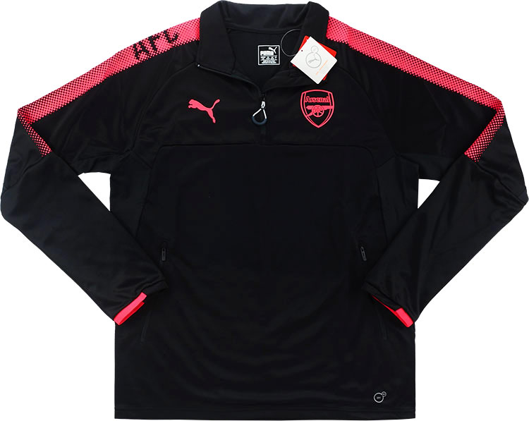 2017-18 Arsenal Puma European 1/2 Zip Training Top - NEW