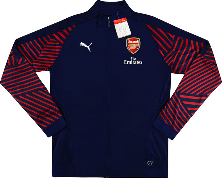 2018-19 Arsenal Puma Stadium Jacket - NEW