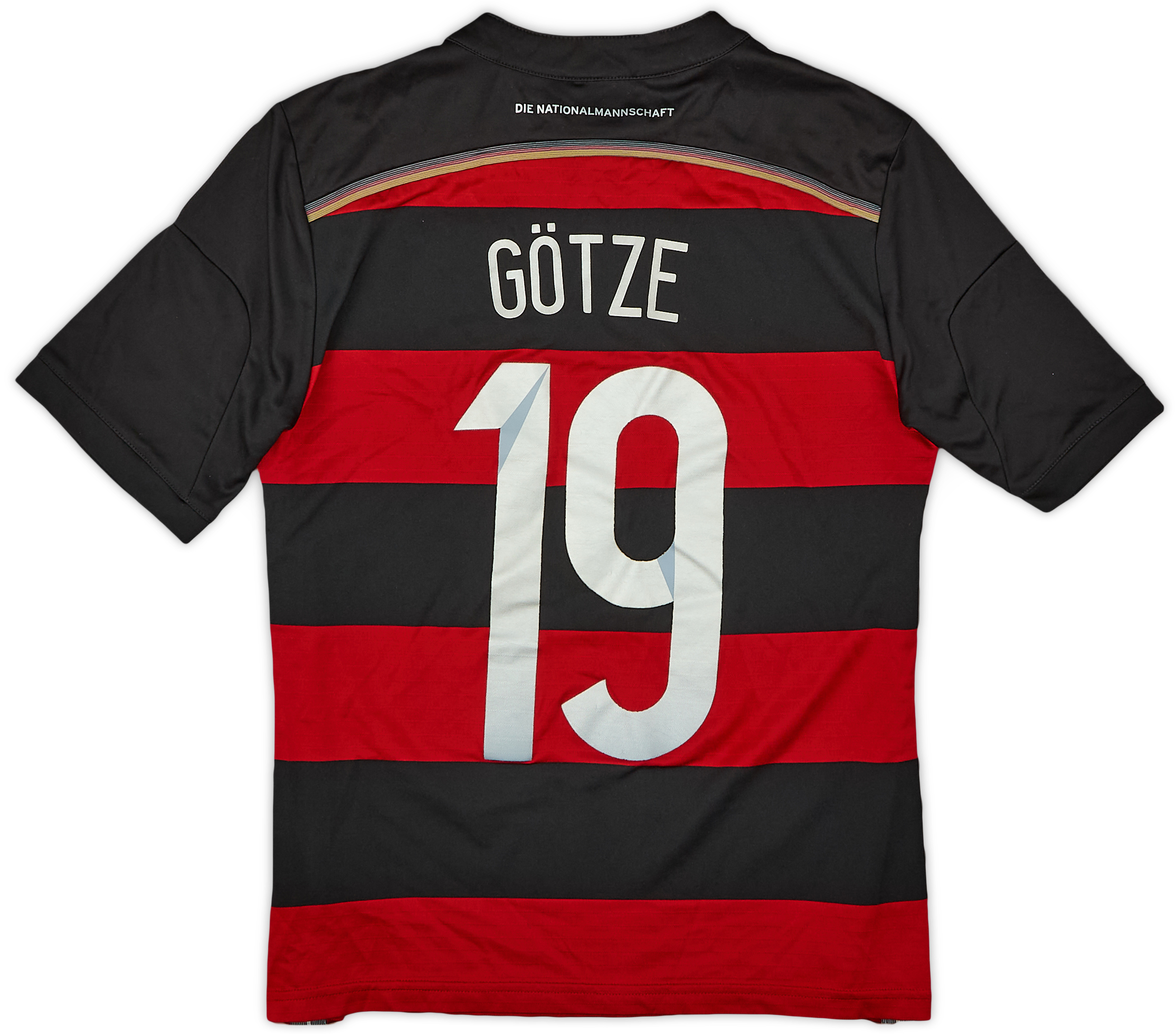 2014-15 Germany Away Shirt Gotze #19 - 6/10 - (L.Boys)