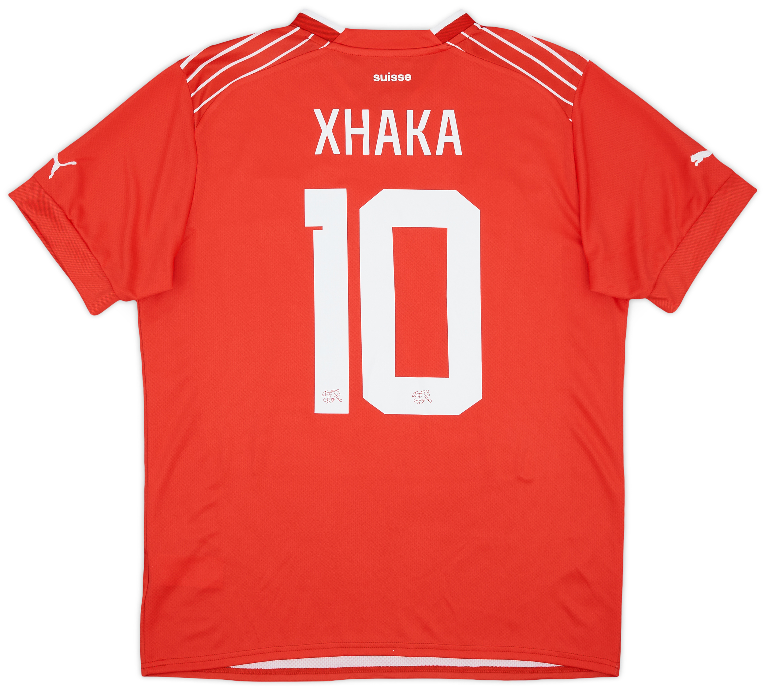 2022-23 Switzerland Home Shirt Xhaka #10 - 10/10 - (L)
