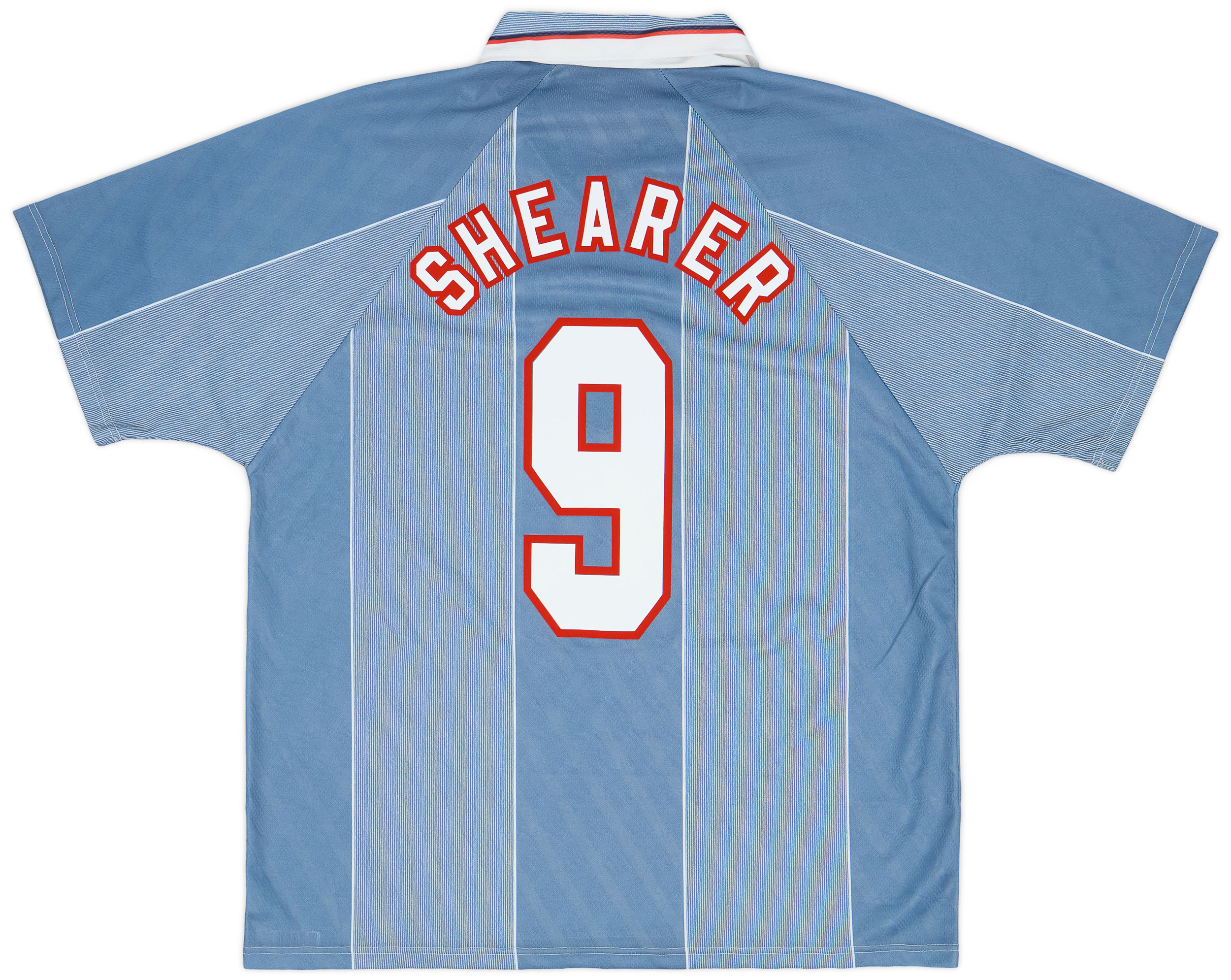 1996-97 England Away Shirt Shearer #9 - 9/10 - (XL)