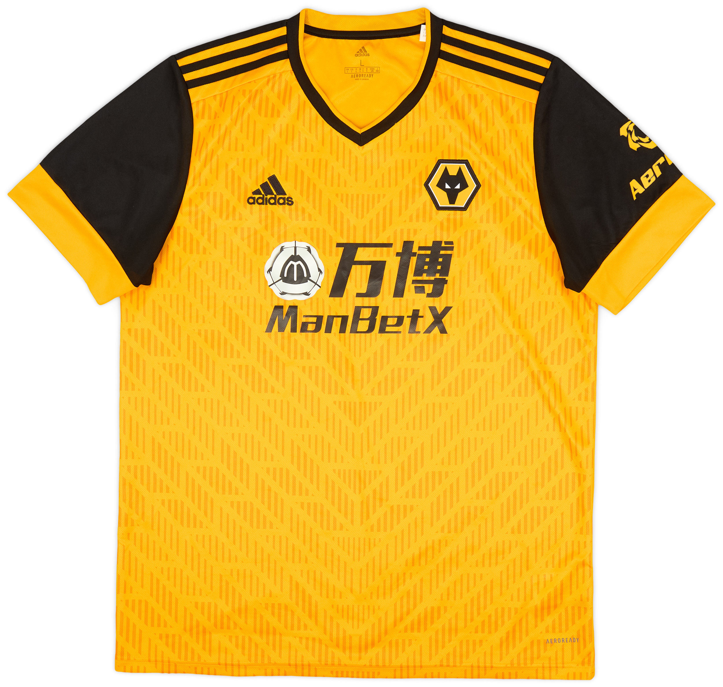2020-21 Wolves Home Shirt - 9/10 - (L)