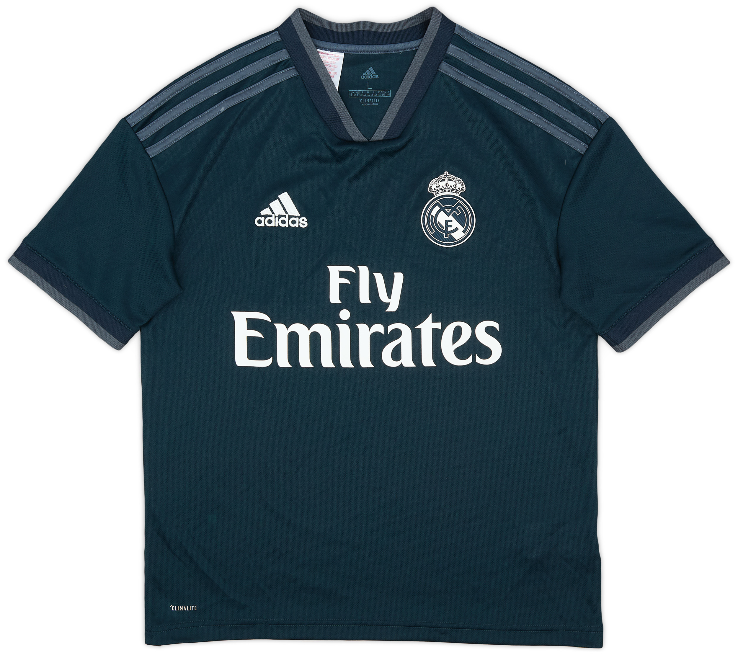2018-19 Real Madrid Away Shirt - 9/10 - (L.Boys)