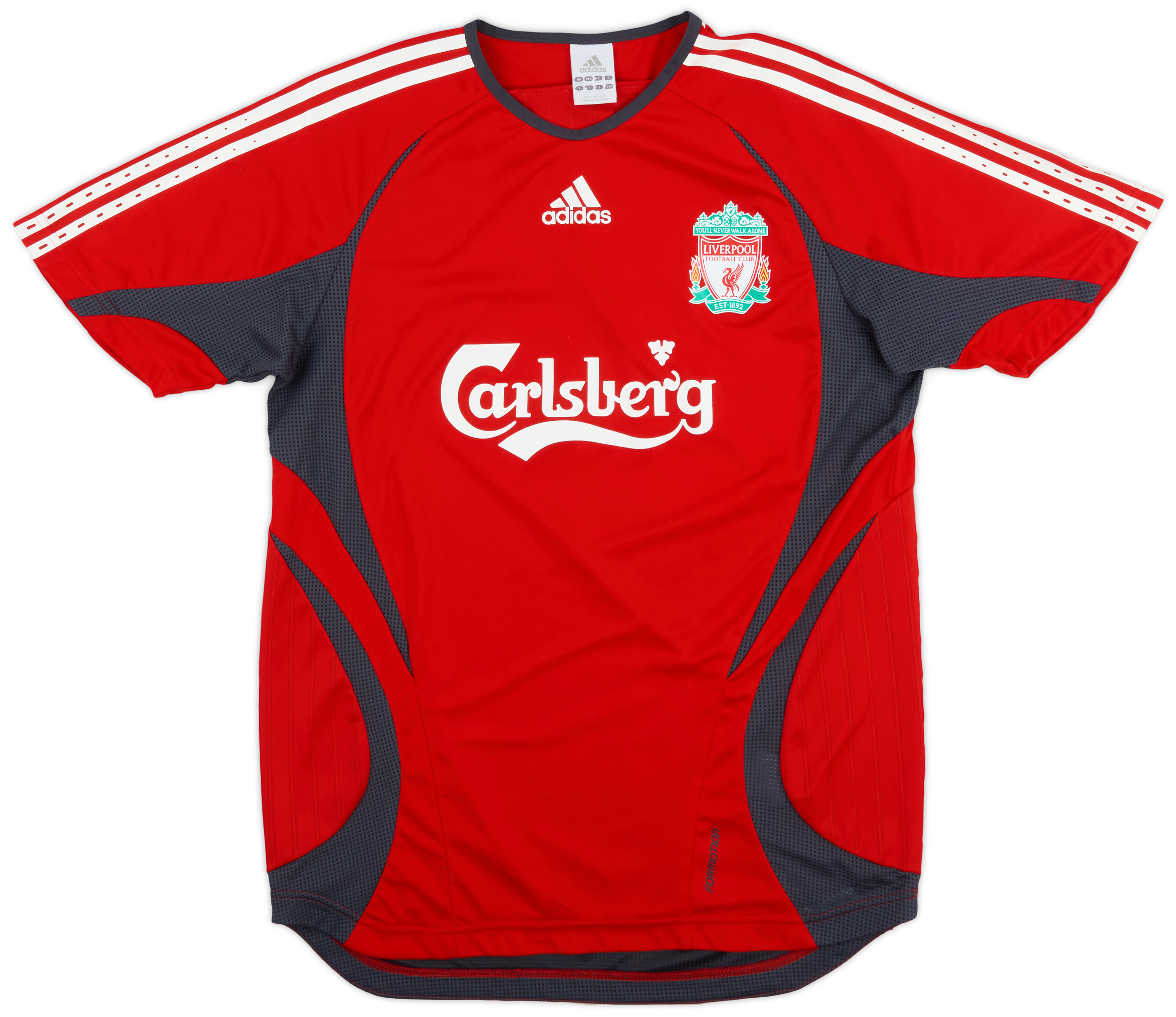 2006-07 Liverpool adidas Formotion Training Shirt - 9/10 - (M)