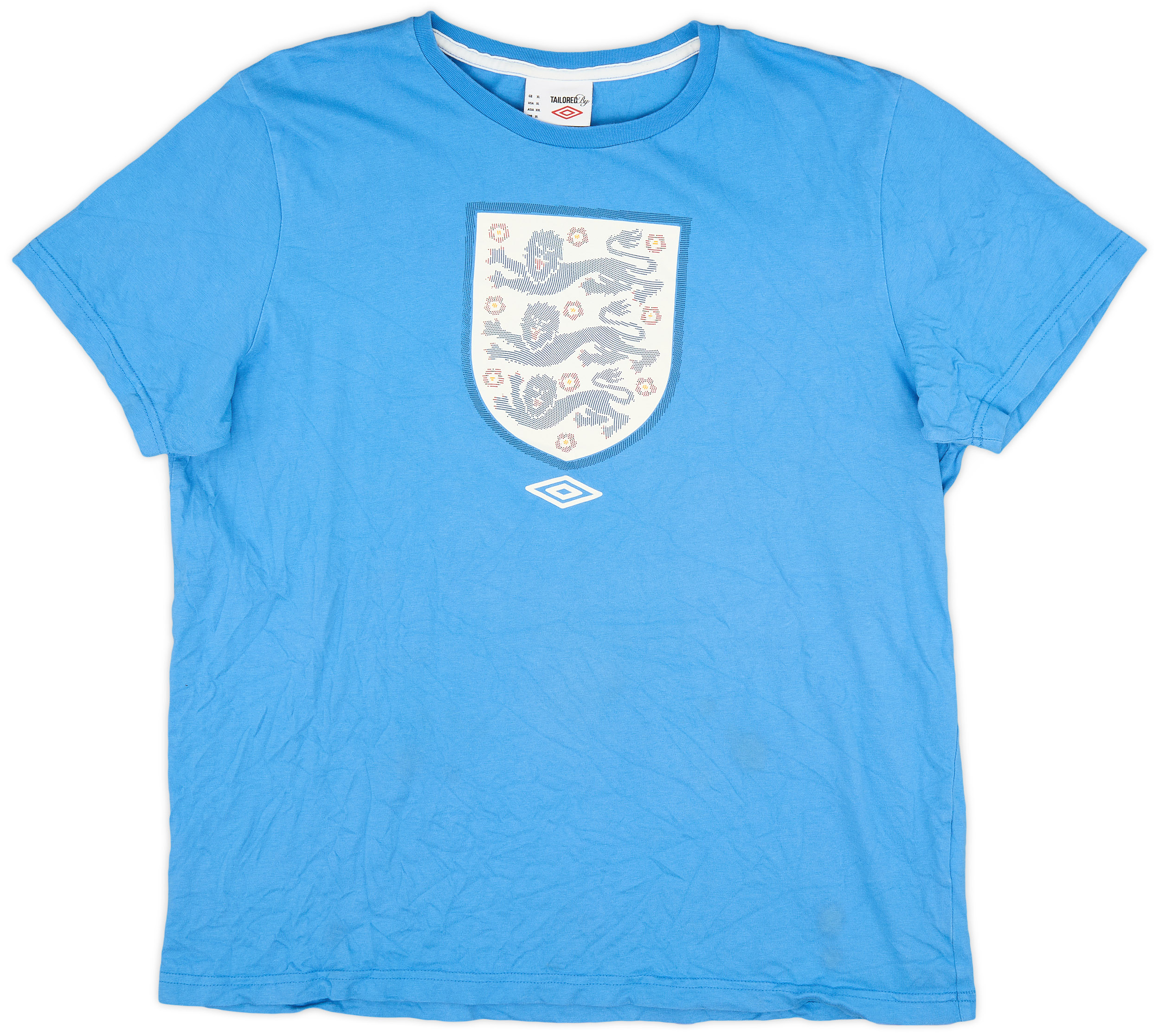2012-13 England Umbro Cotton Tee - 8/10 - (Women's XL)