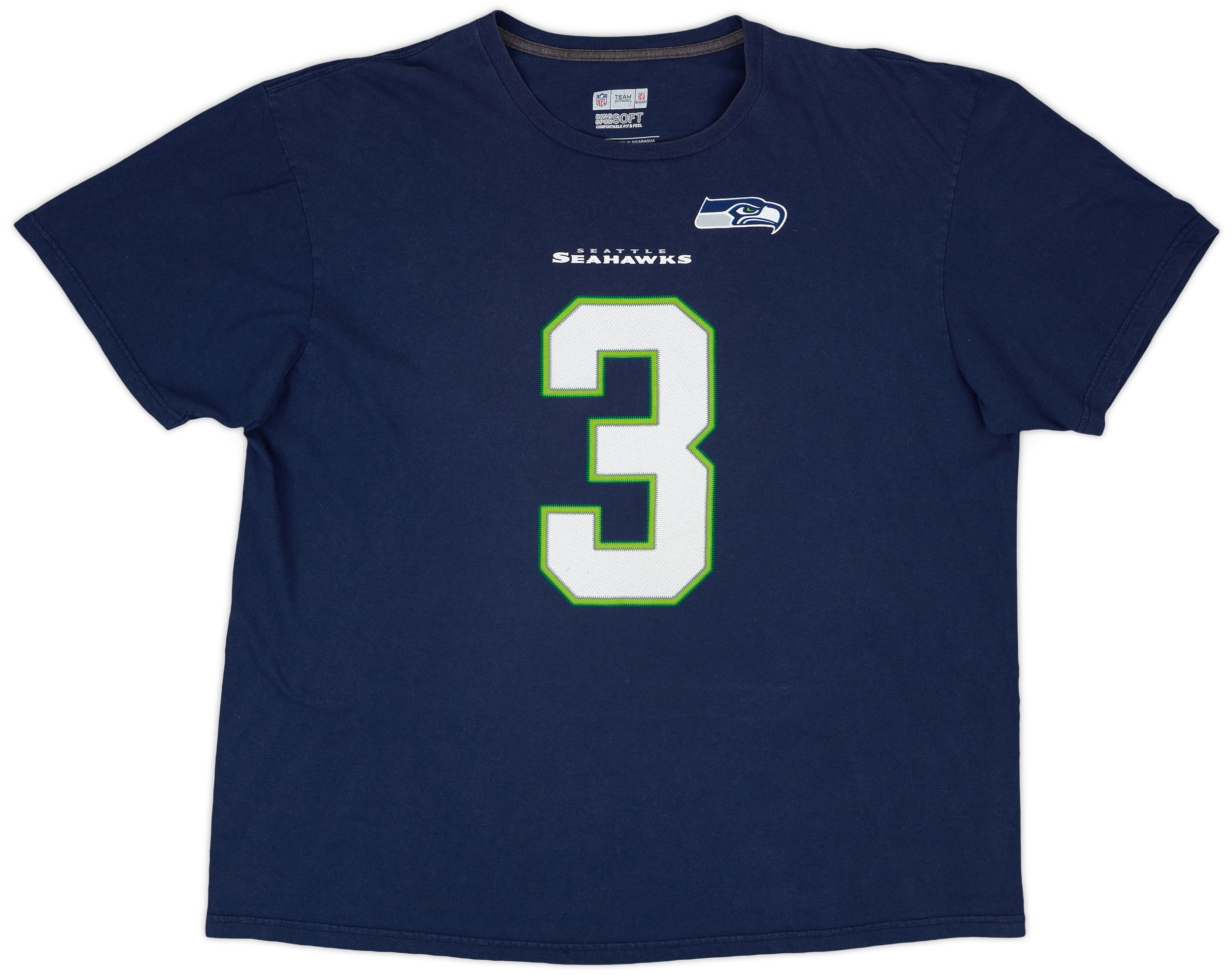 2015 Seattle Seahawks Wilson #3 NFL Tee - 6/10 - (XXL)