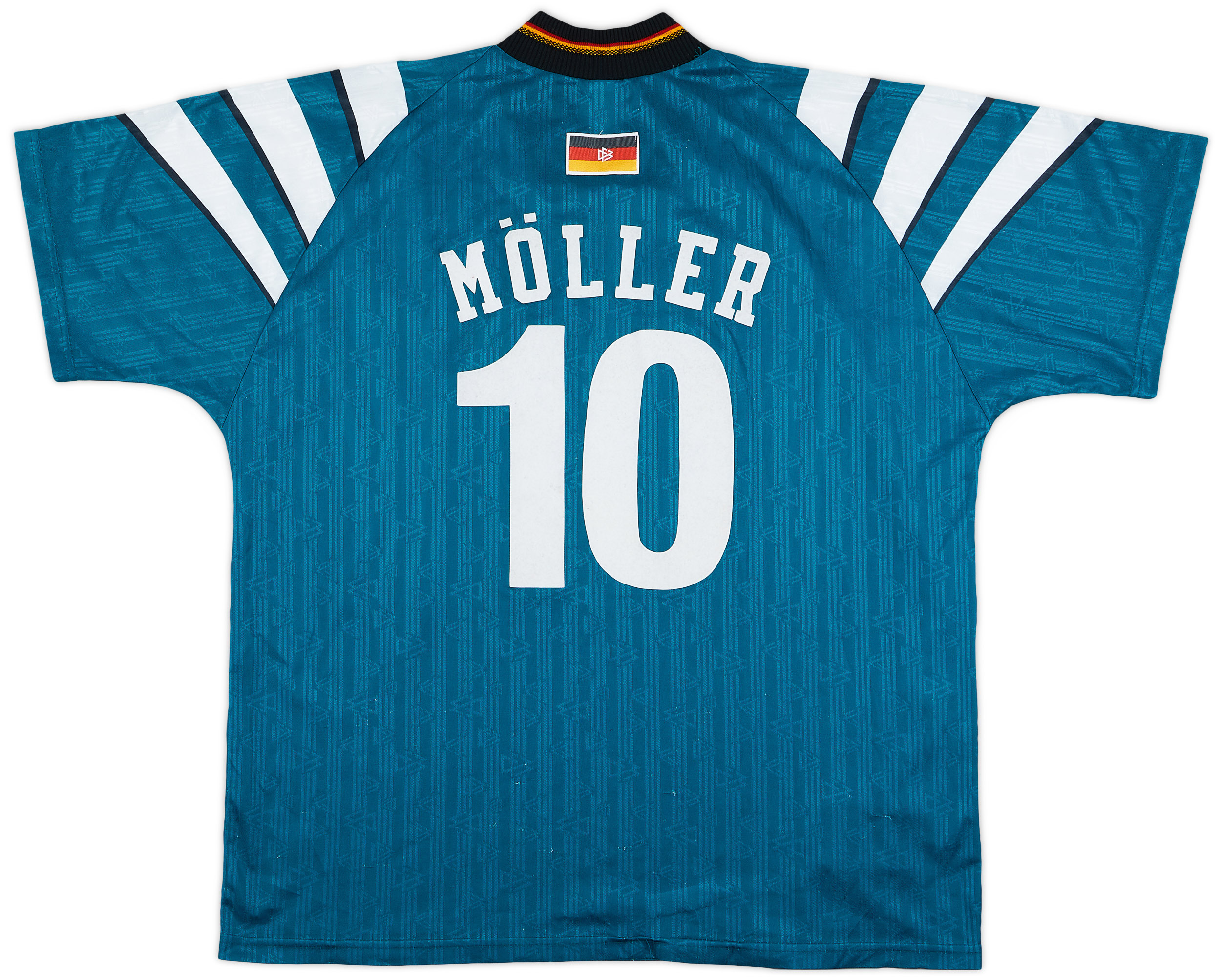 1996-98 Germany Away Shirt Moller #10 - 7/10 - (XXL)