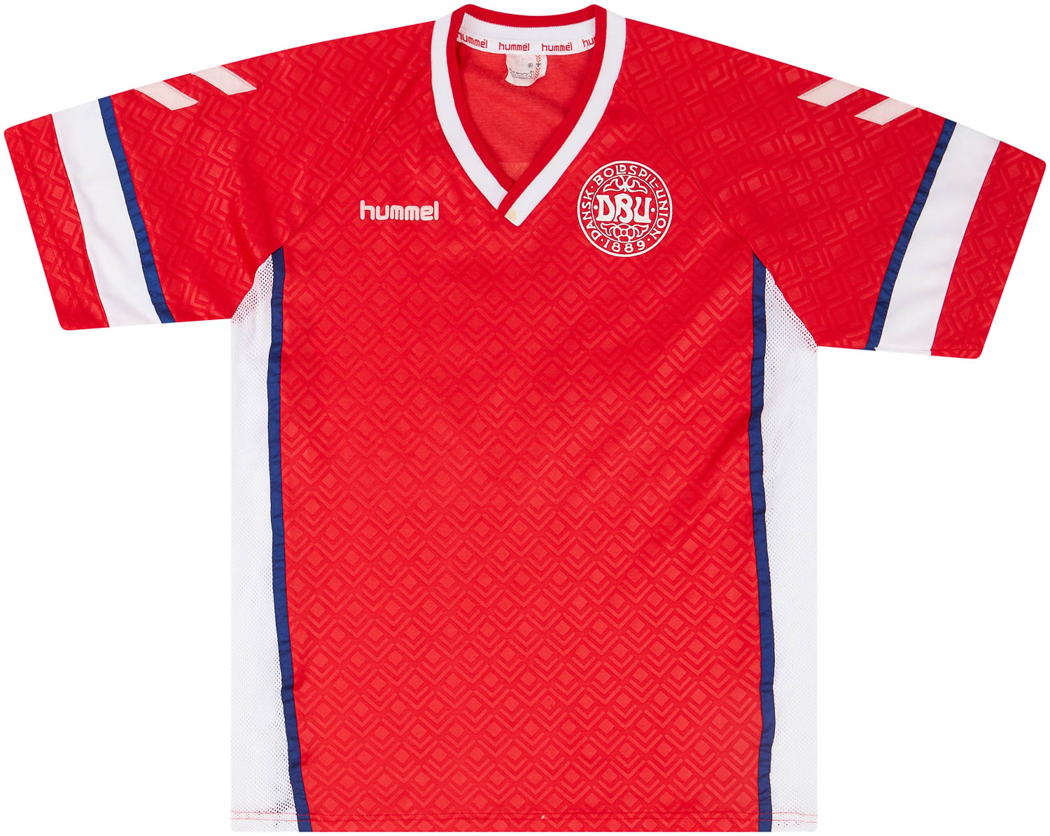 1990-92 Denmark Match Issue Home Shirt #8
