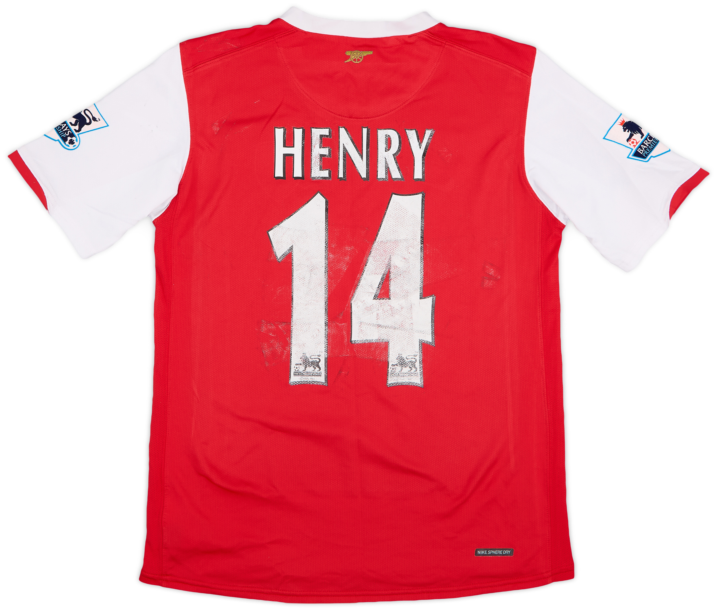 2006-08 Arsenal Home Shirt Henry #14 - 4/10 - (XL.Boys)