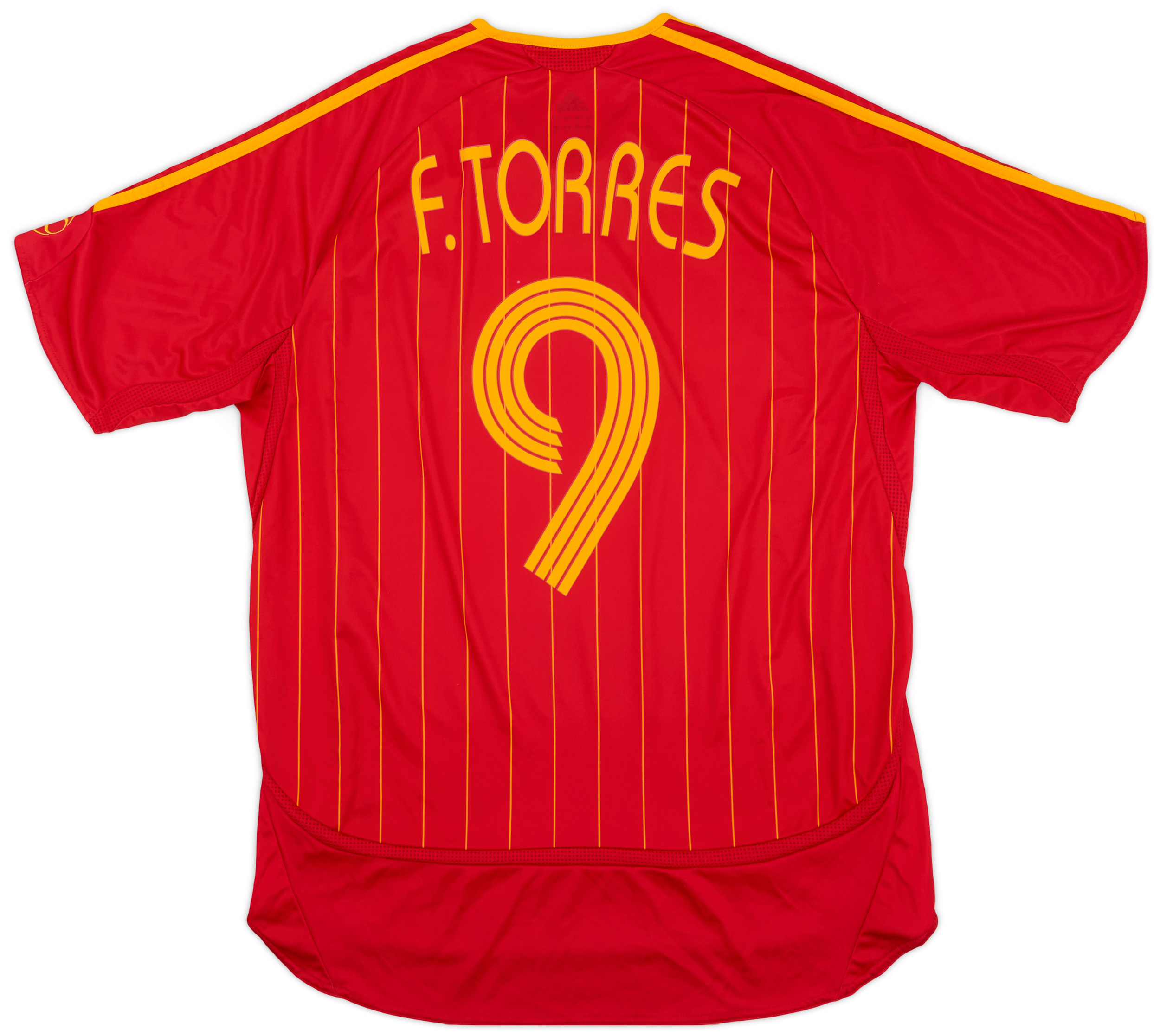 2006-08 Spain Home Shirt Torres #9 - 7/10 - (L)