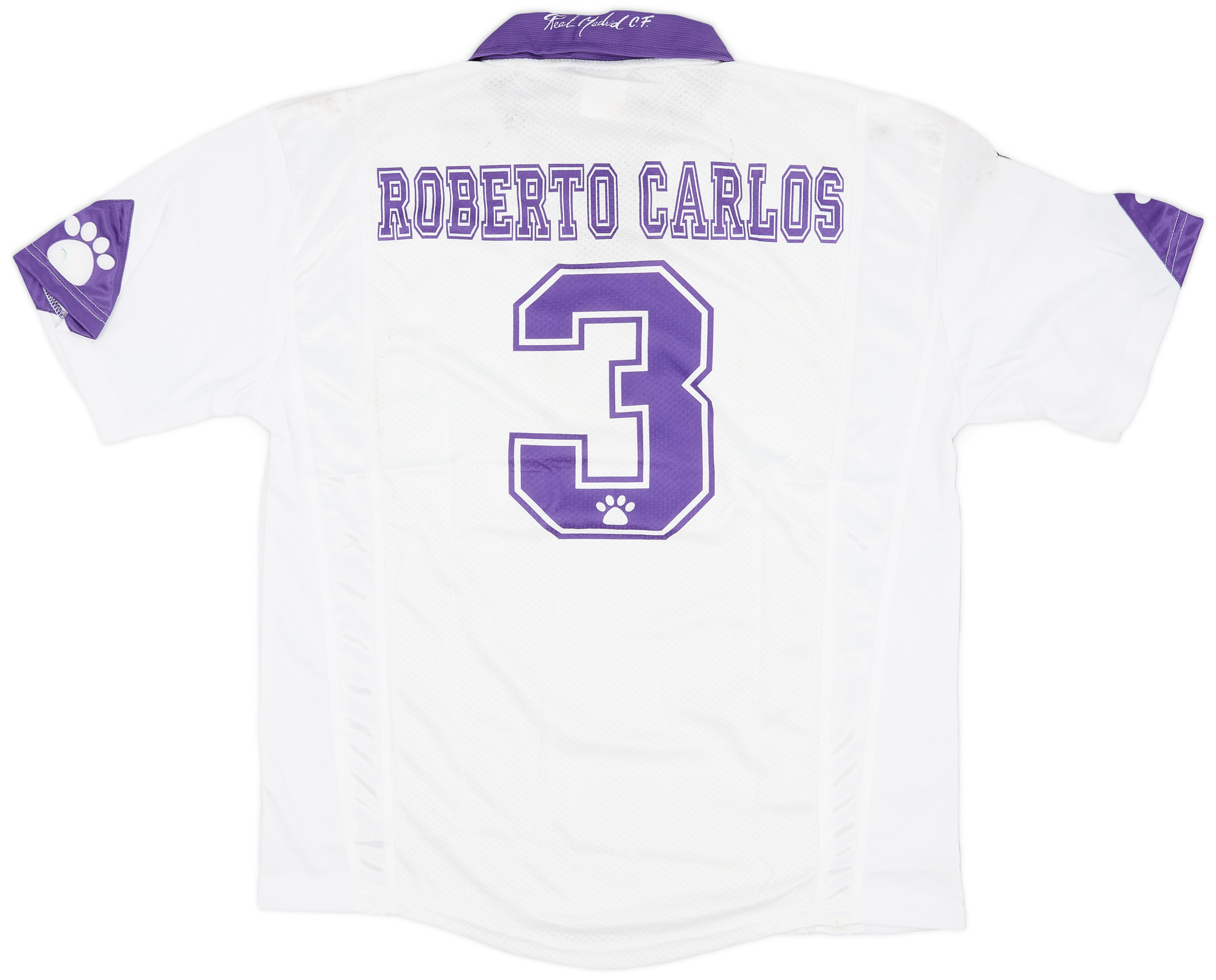 1997-98 Real Madrid Home Shirt Roberto Carlos #3 (L)