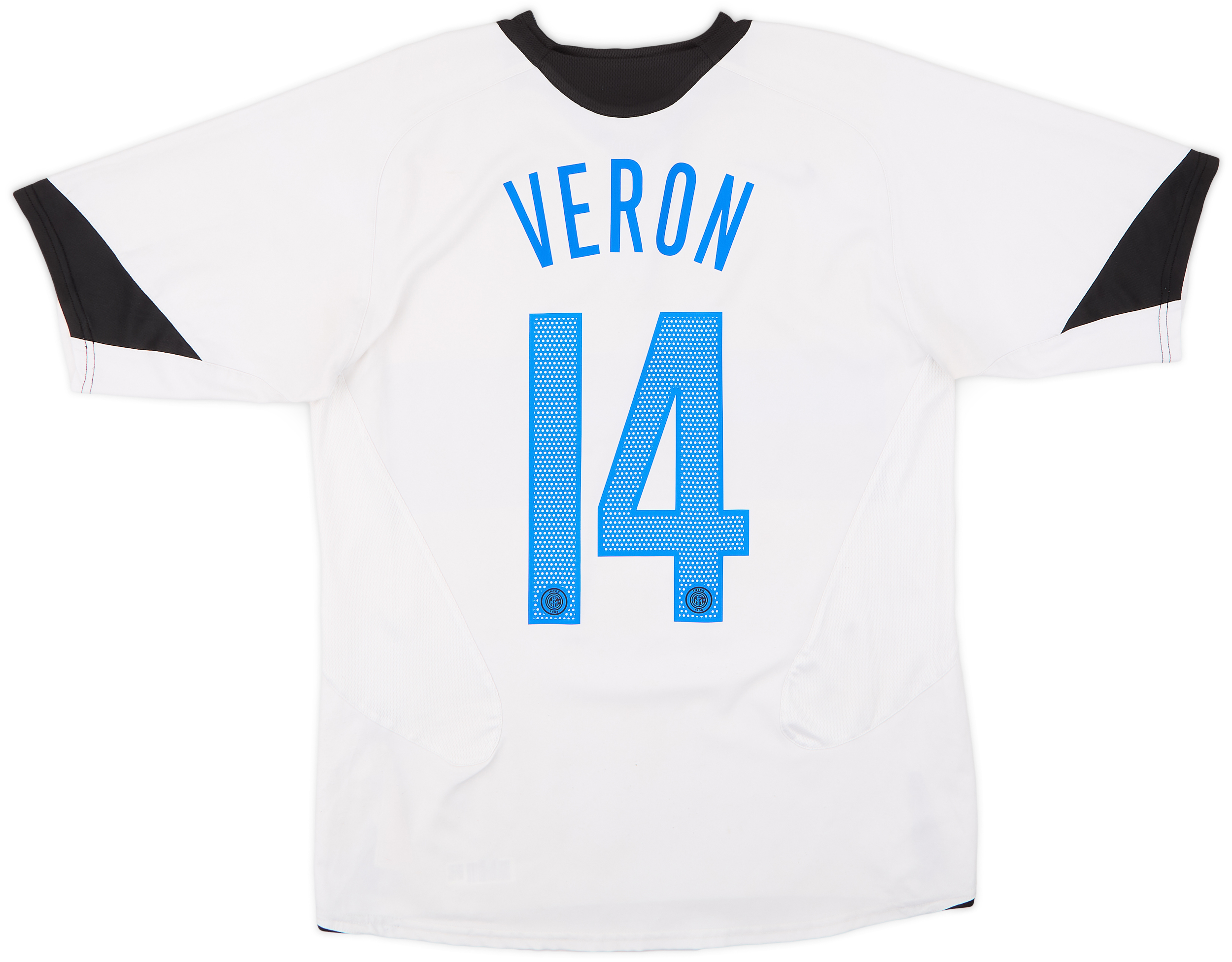 2005-06 Inter Milan Away Shirt Veron #14 - 8/10 - (M)