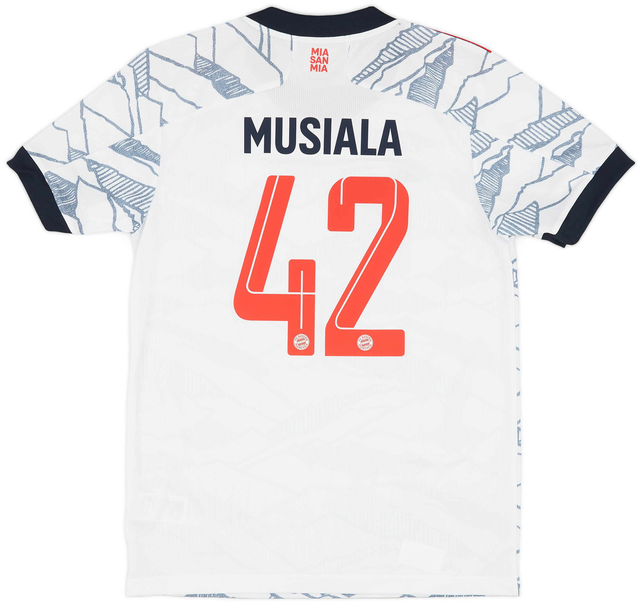 2021-22 Bayern Munich Third Shirt Musiala #42 (M)