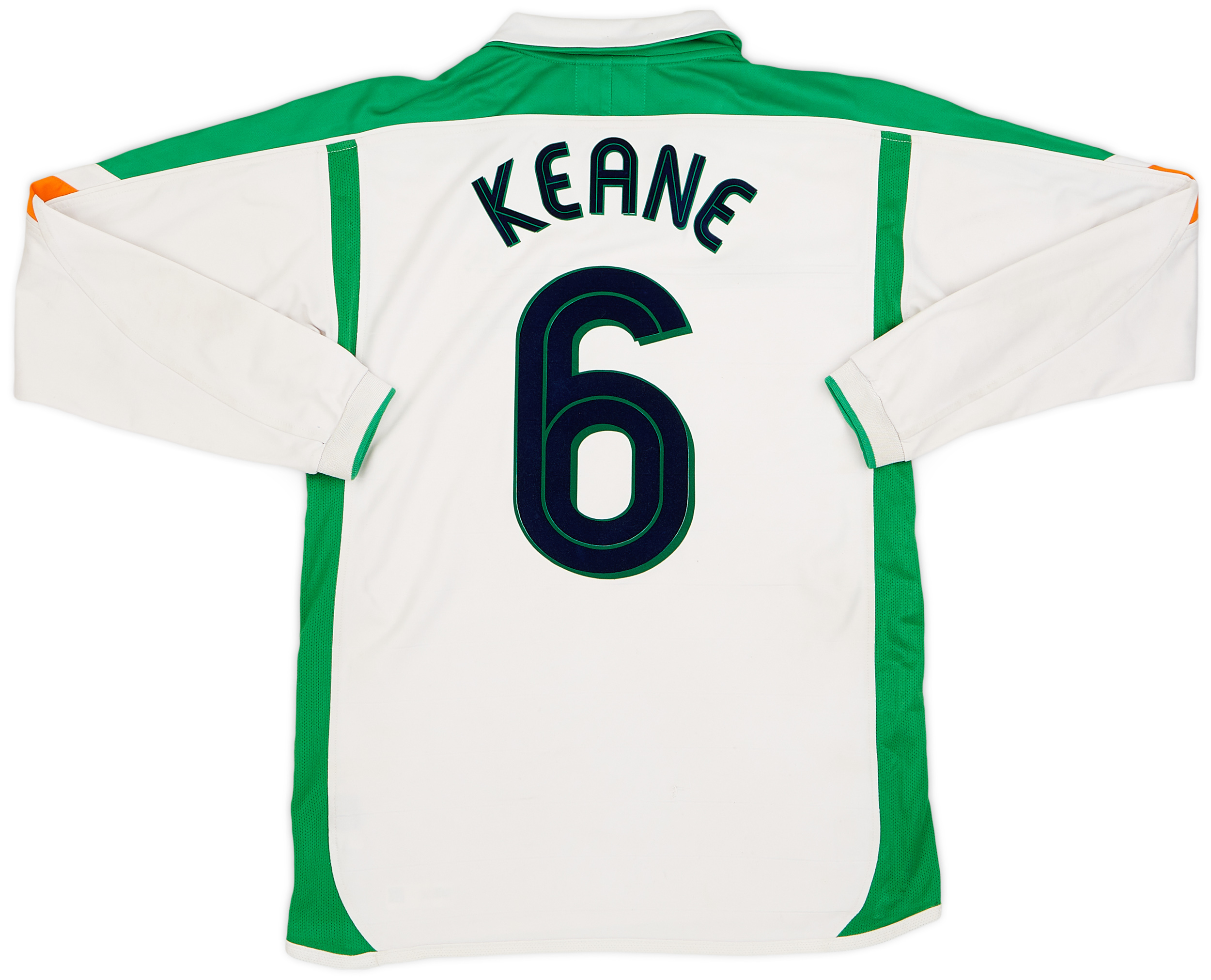 2003-05 Ireland Away L/S Shirt Keane #6 - 8/10 - (M)