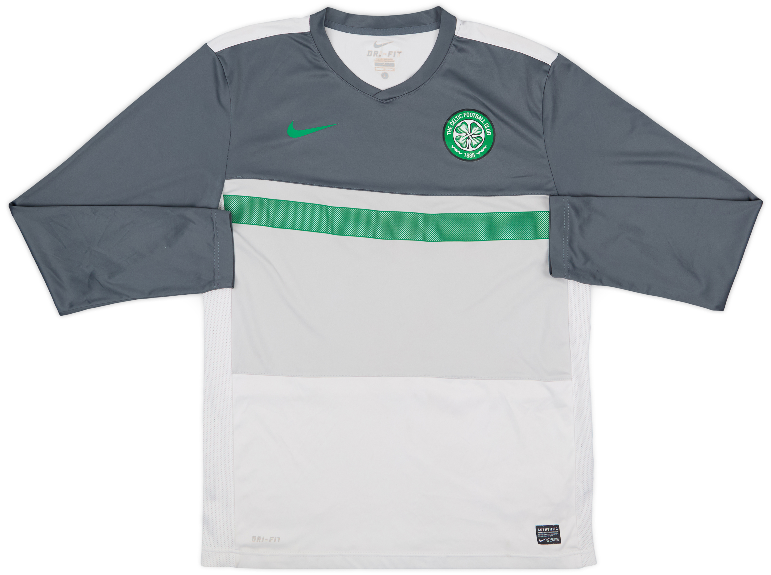 2011-12 Celtic Nike Training L/S Shirt - 6/10 - (L)