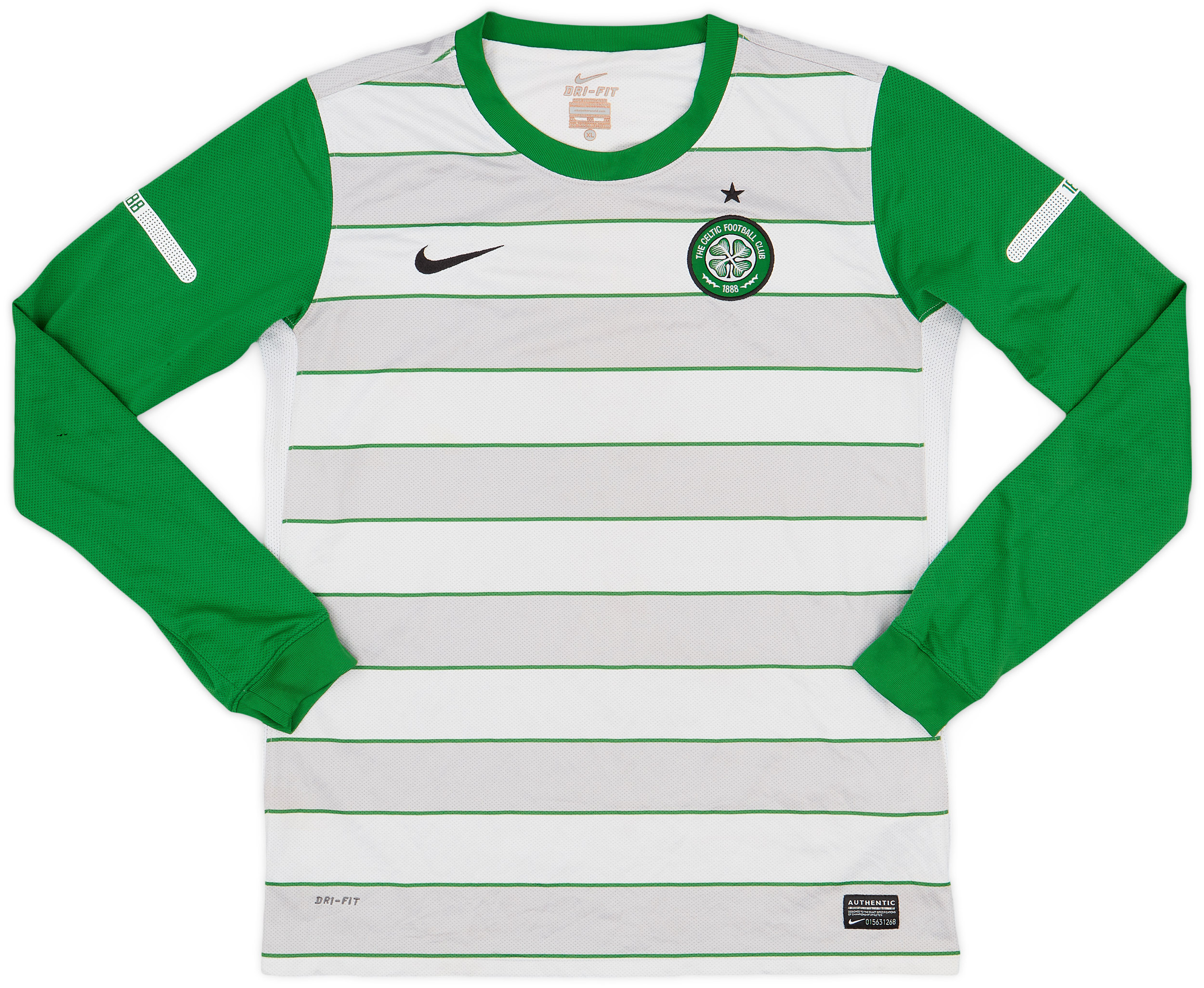 2011-12 Celtic Away L/S Shirt - 6/10 - (XL.Boys)