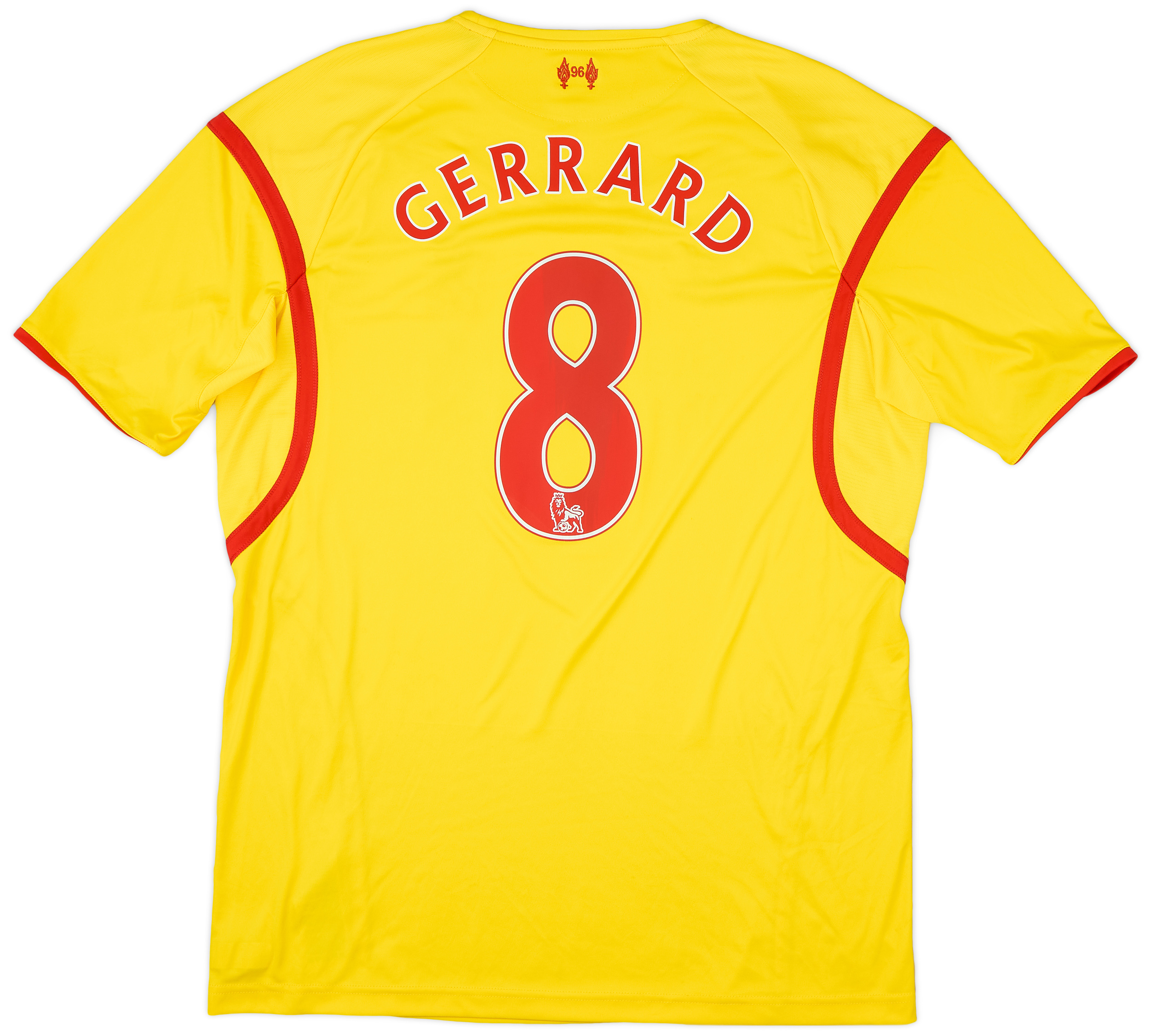 2014-15 Liverpool Away Shirt Gerrard #8 - 8/10 - (XL)