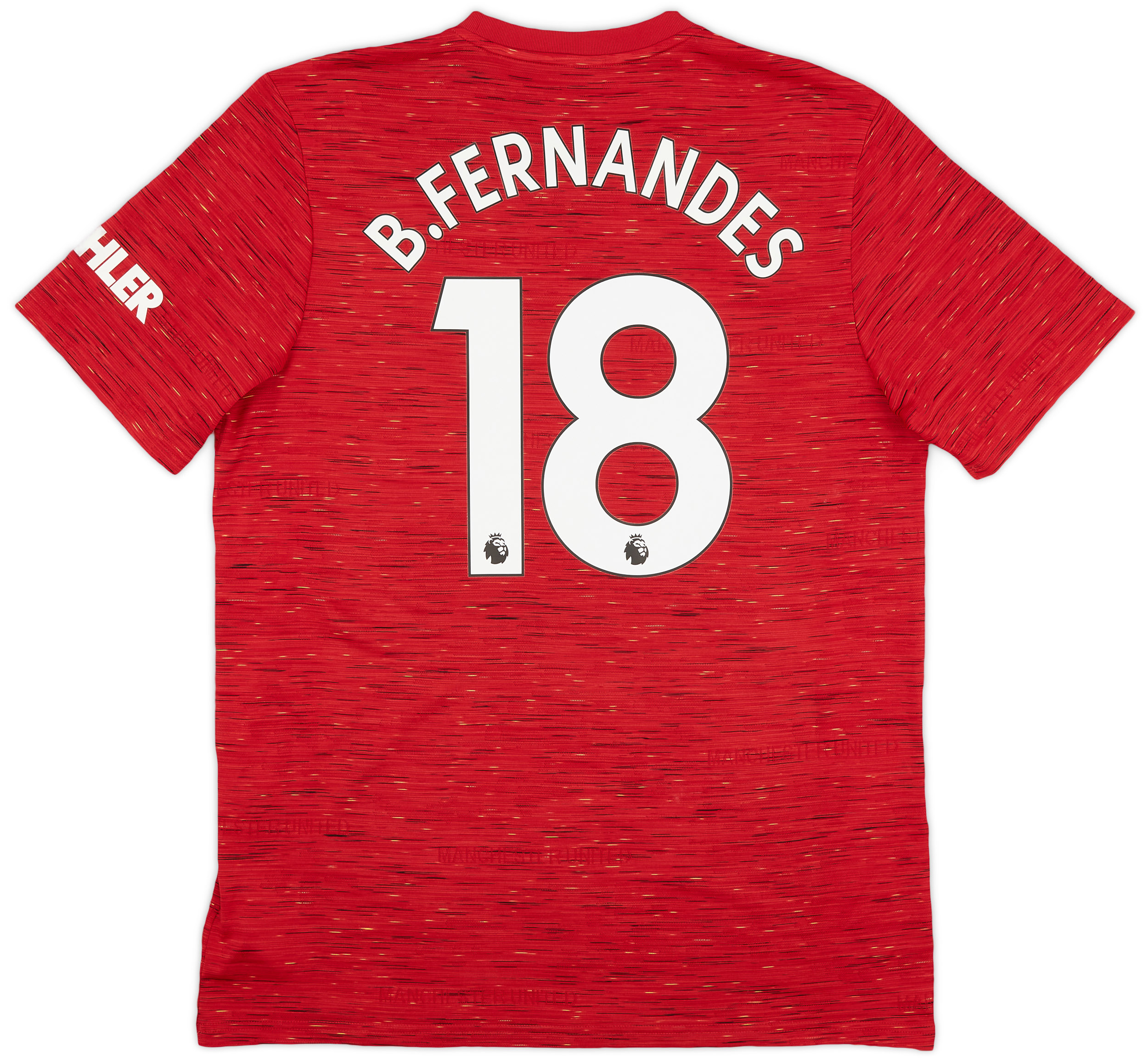 2020-21 Manchester United Home Shirt B.Fernandes #18 - 9/10 - (L)