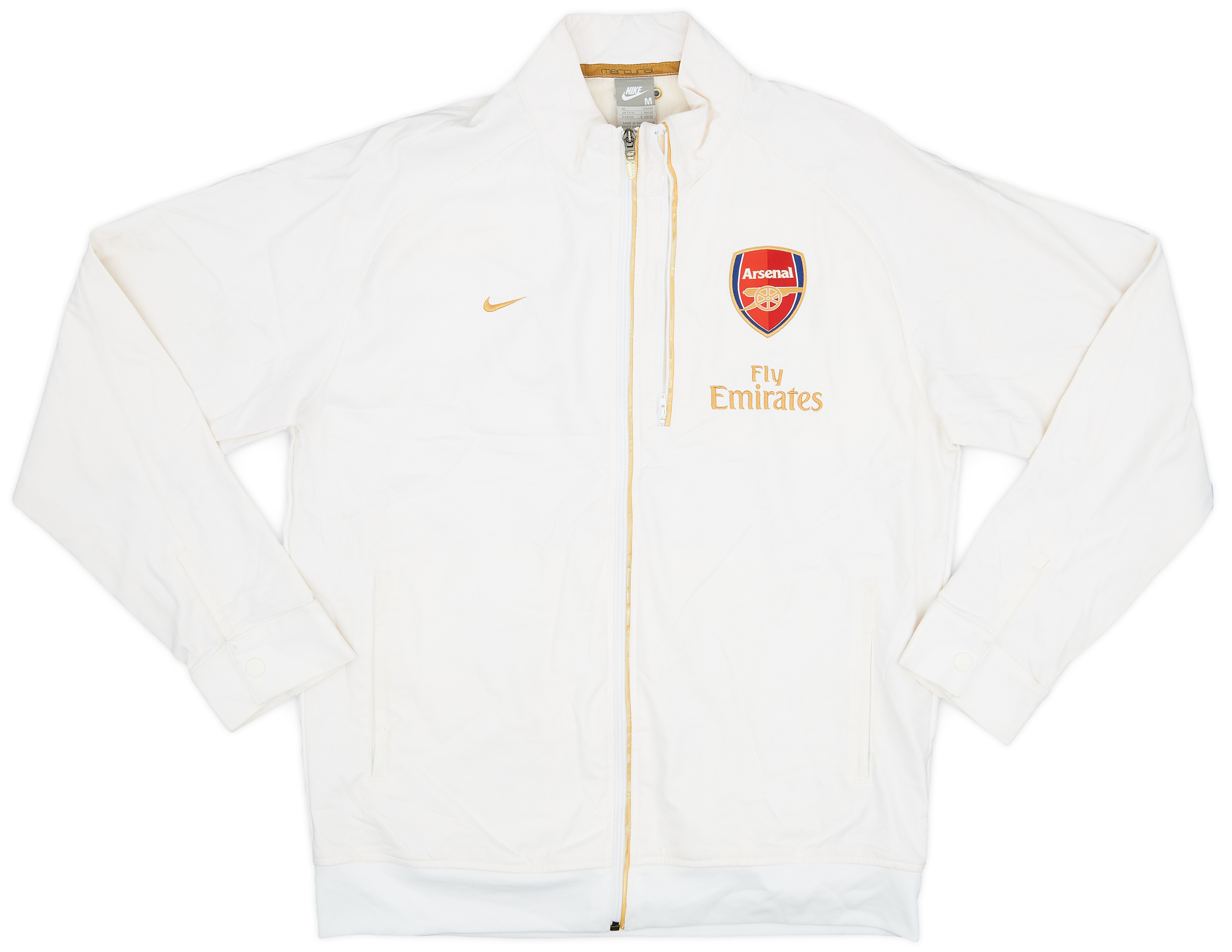 2007-08 Arsenal Nike Track Jacket - 7/10 - (M)