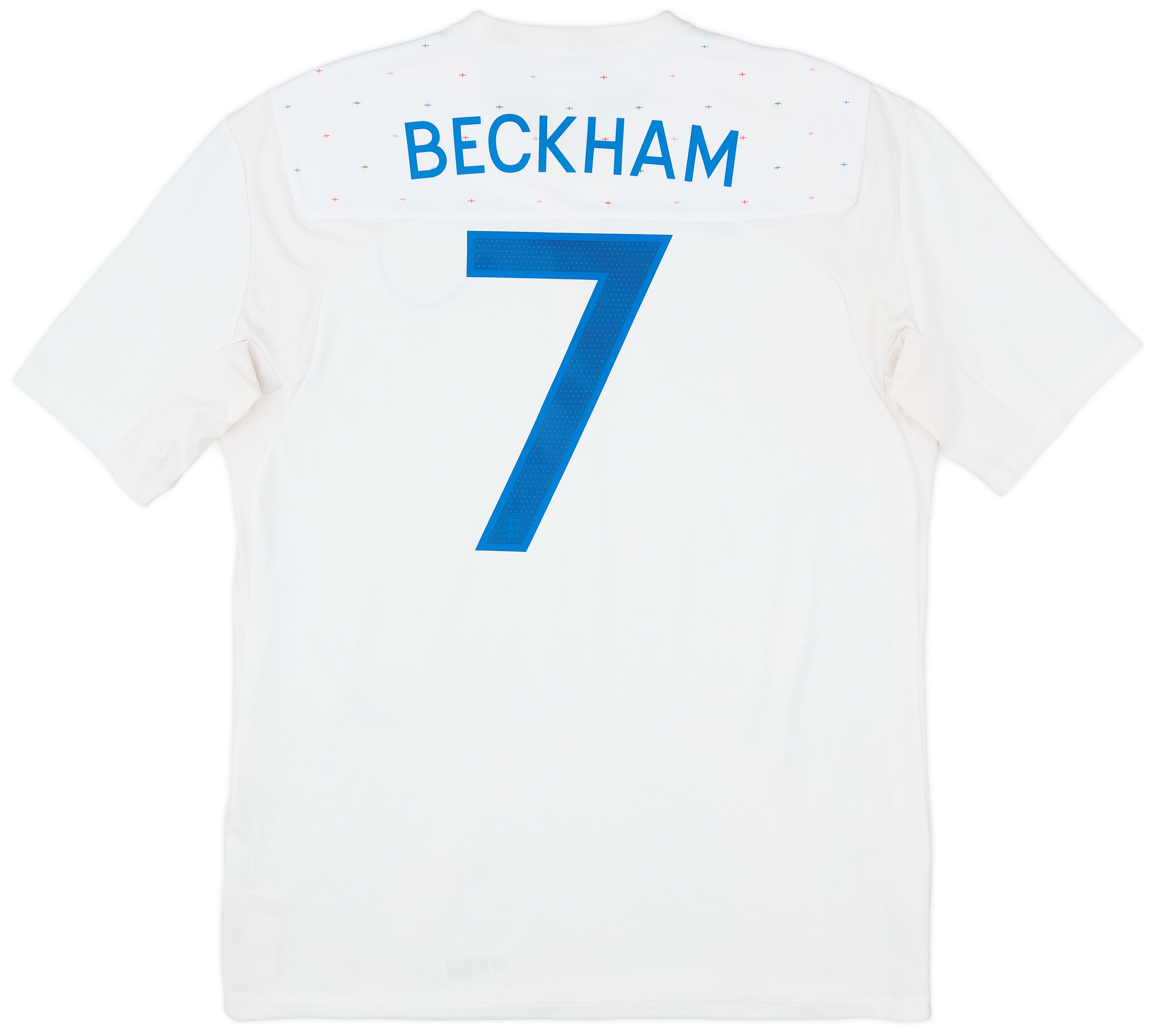 2010-11 England Home Shirt Beckham #7 - 7/10 - (L)