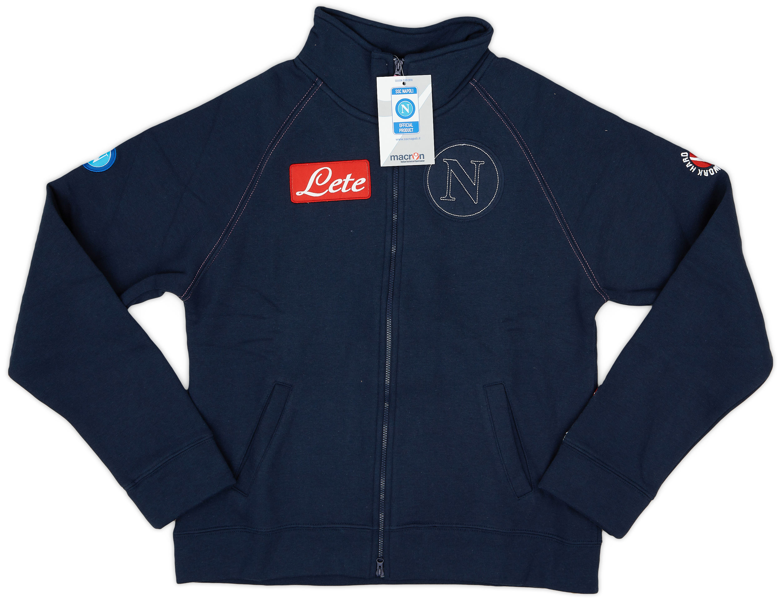 2009-10 Napoli Macron Fleece Jacket (L)