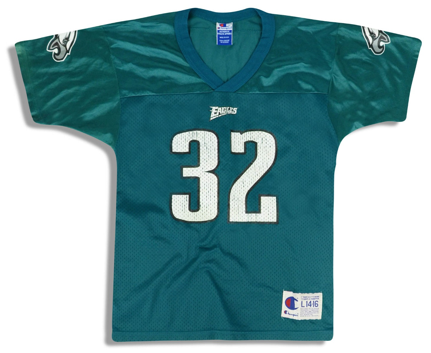 1996-97 Philadelphia Eagles Watters #32 Champion Jersey (Home) Y