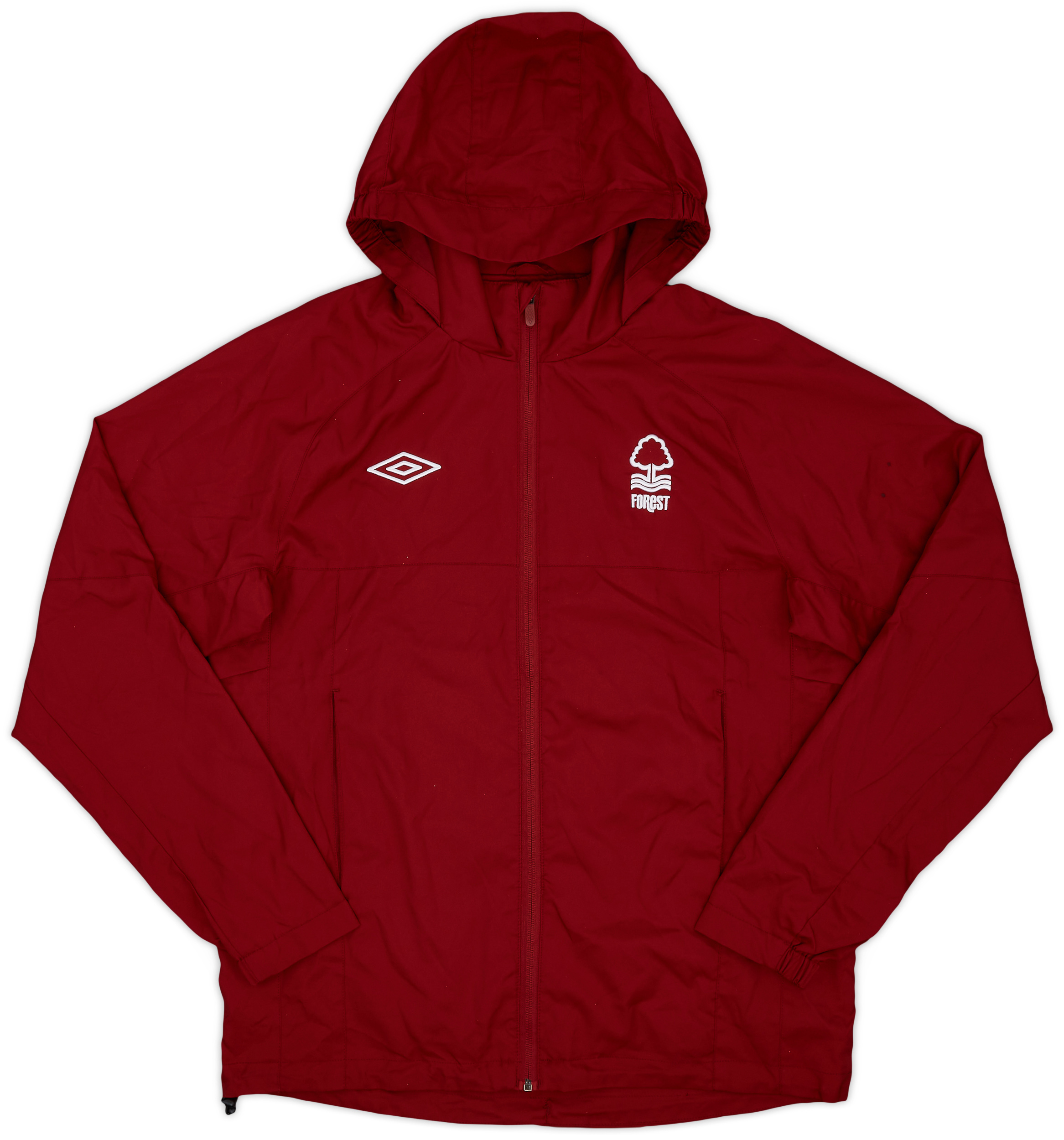 2012-13 Nottingham Forest Umbro Hooded Rain Jacket - 8/10 - (M)