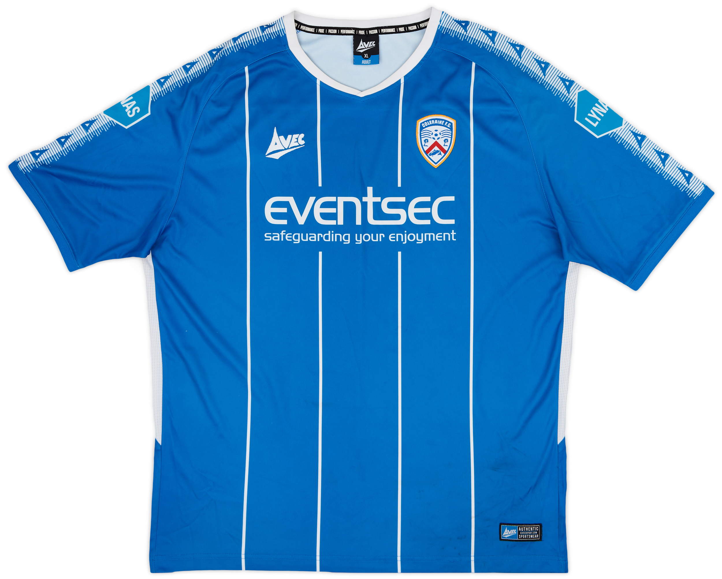 2020-22 Coleraine Home Shirt - 9/10 - (XL)