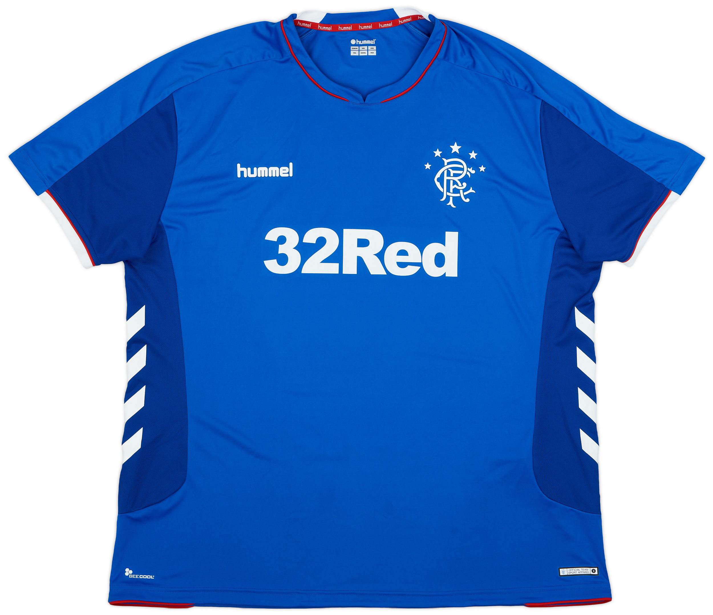 2018-19 Rangers Home Shirt - 8/10 - (5XL)