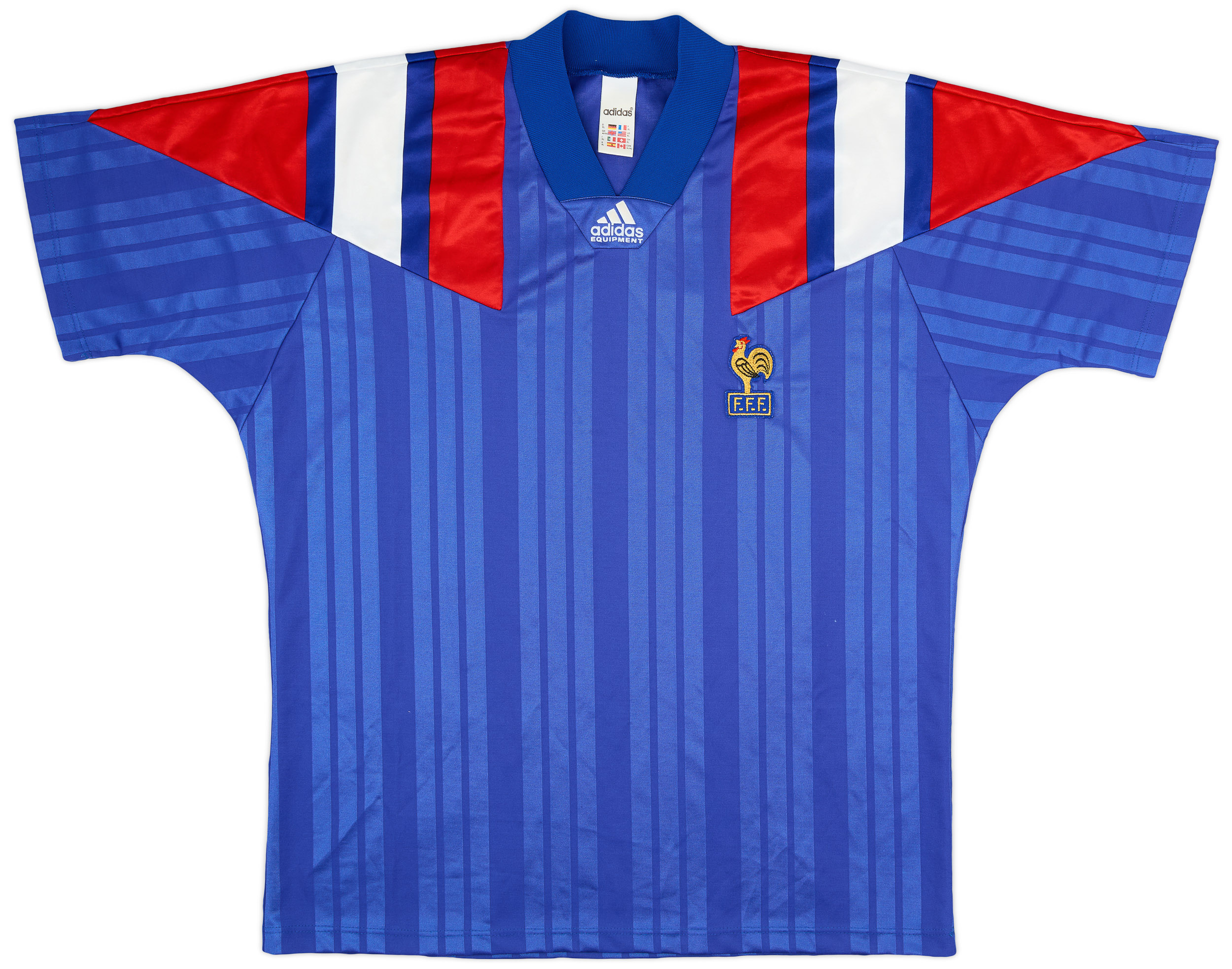 1992-94 France Home Shirt - 9/10 - (XL)